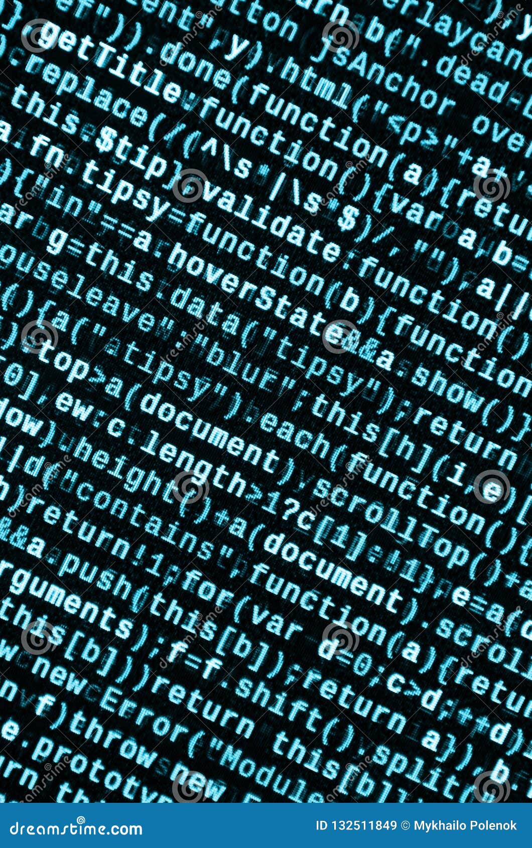 Javascript Functions Variables Objects Monitor Closeup Of Function