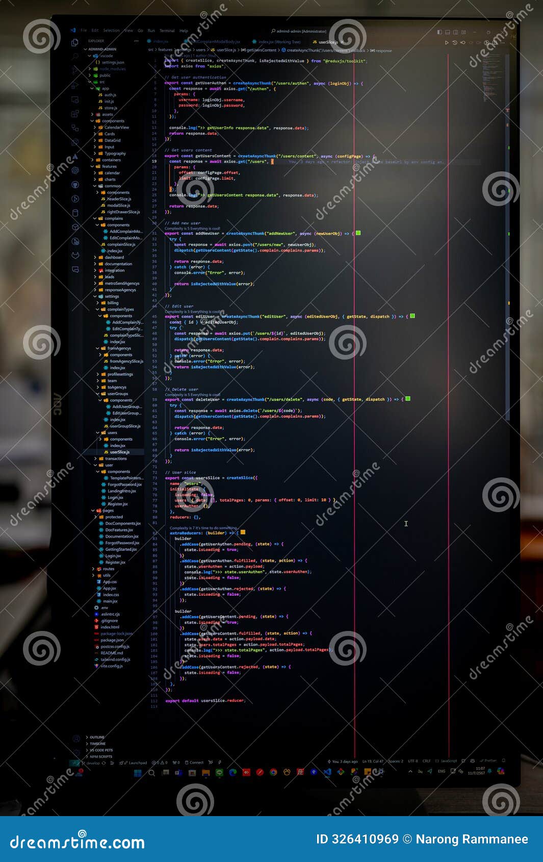 Javascript Programming Language Code In Text Editor Stock Image Image Of Secure Defense