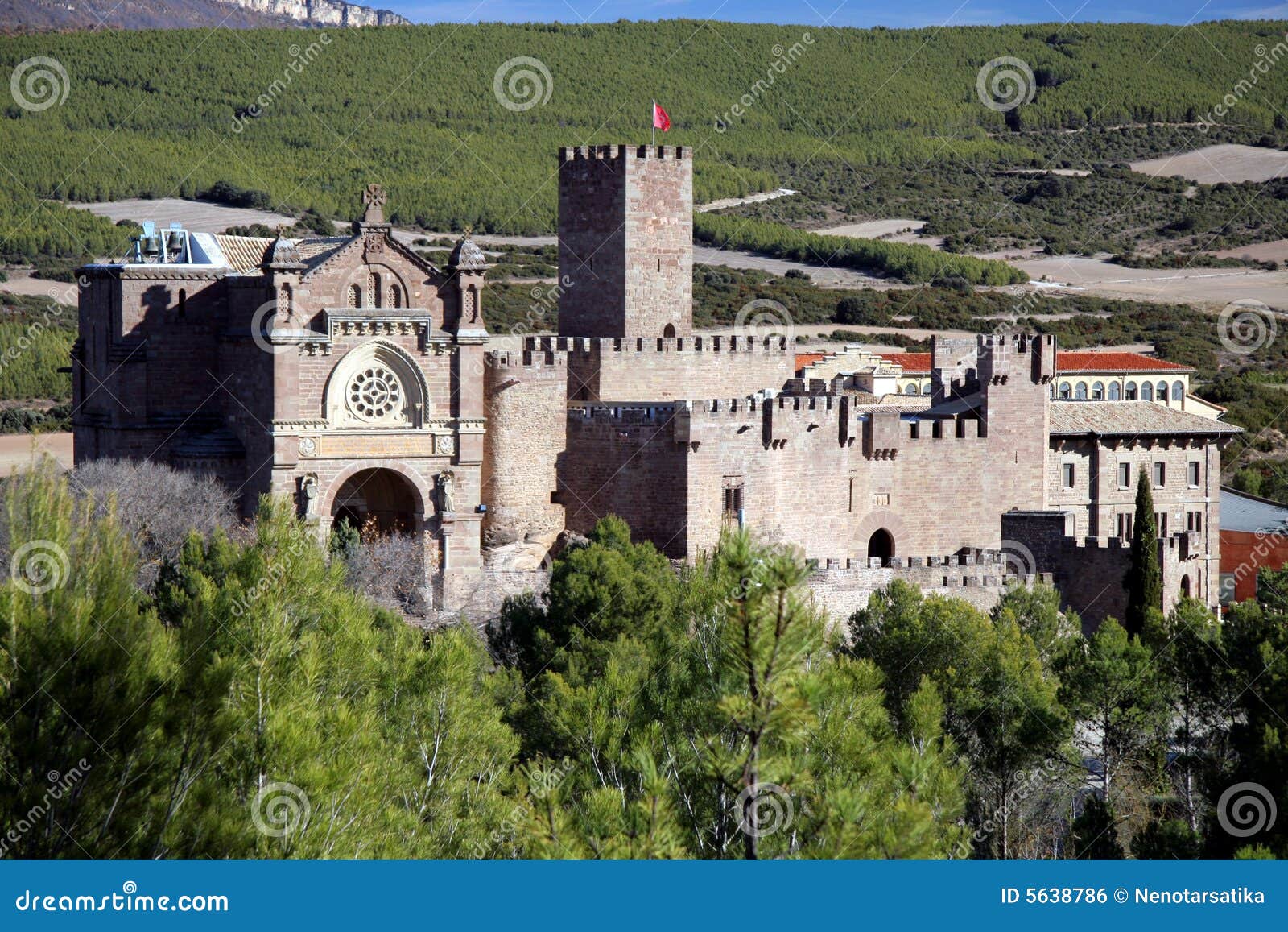 Javier stock photo. Image of outdoor, panorama, navarra - 5638786
