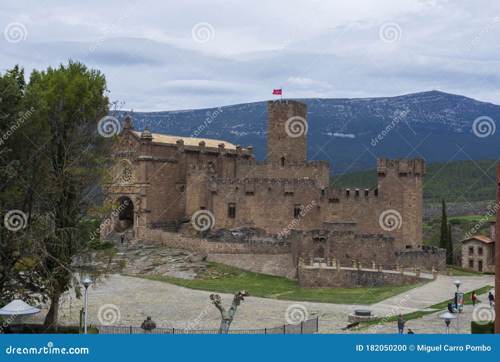 Javier Castle in Navarra, Spain Stock Photo - Image of destination ...
