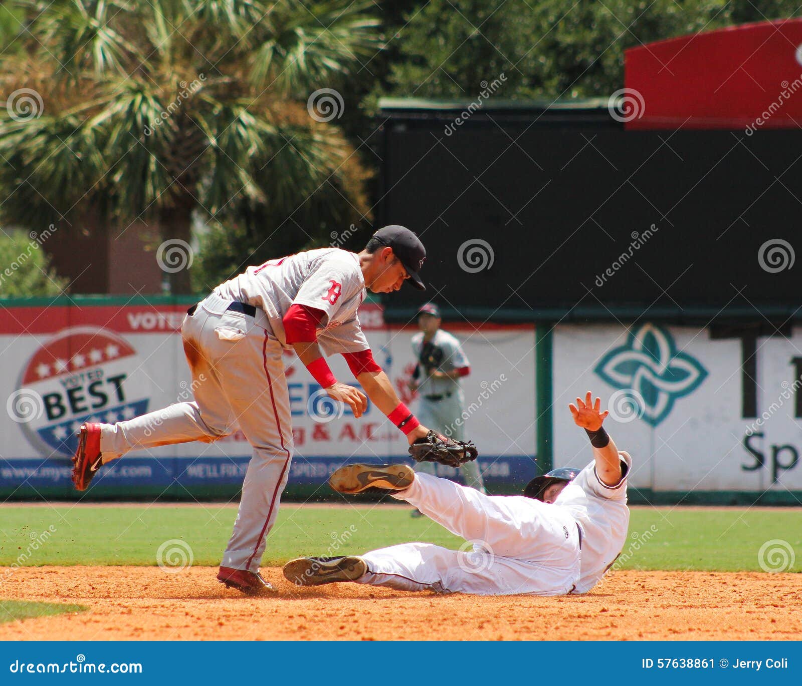Greenville Drive Baseball Stadium And Skyline In Downtown Greenville ...