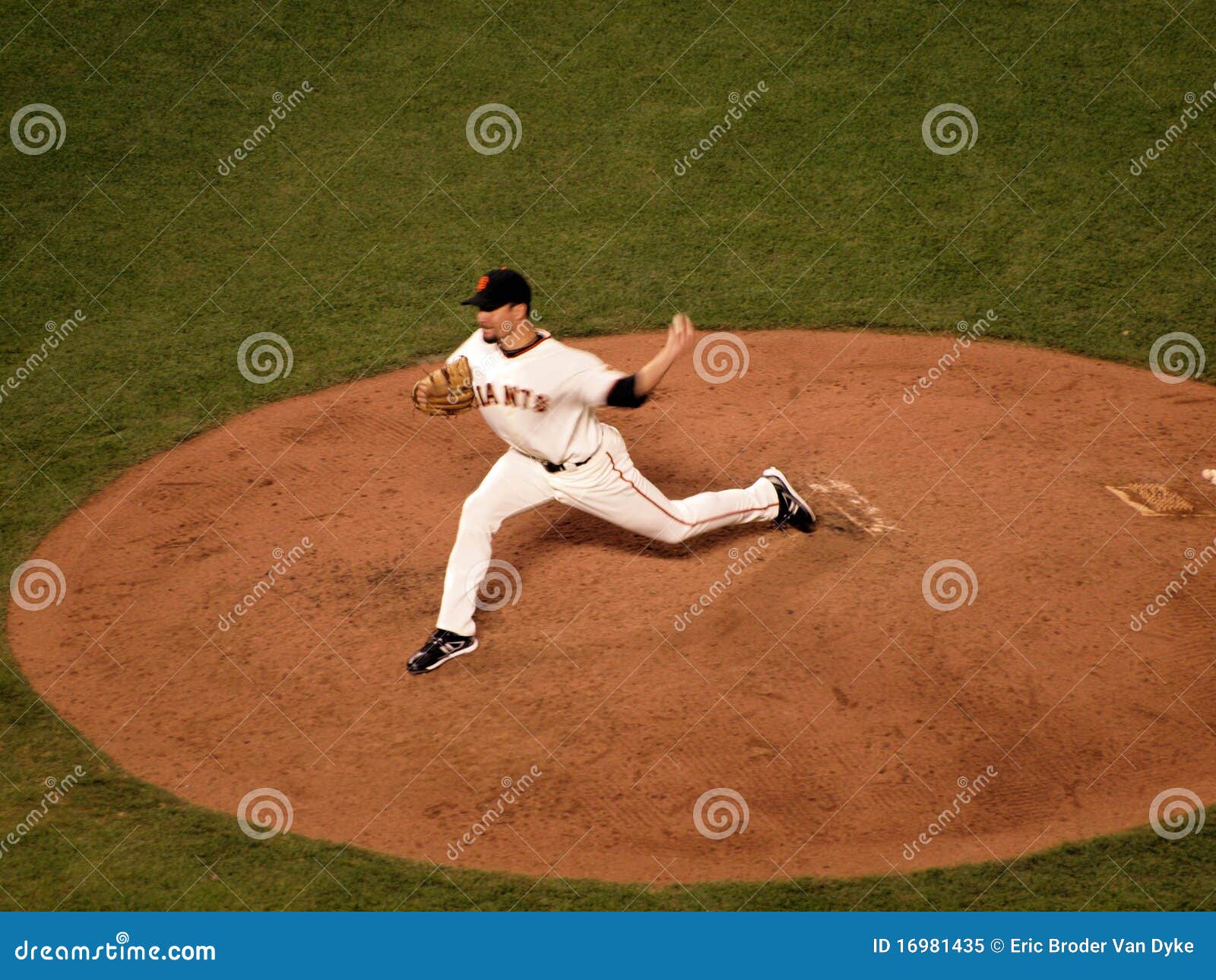 Javier Lopez Steps Forward To Throw Pitch Editorial Image - Image of ...