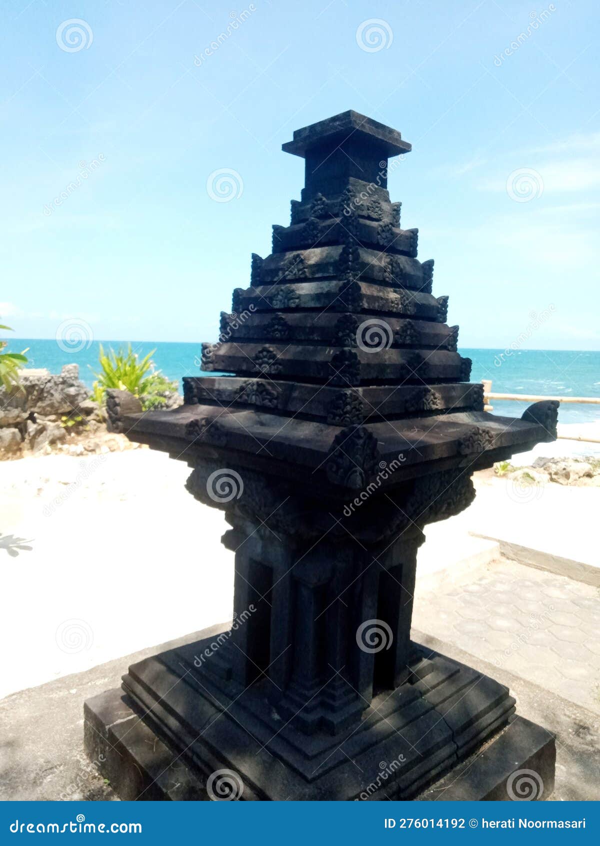 Jawi Temple is a Syncretic Hindu-Buddhist Candi Stock Photo - Image of ...