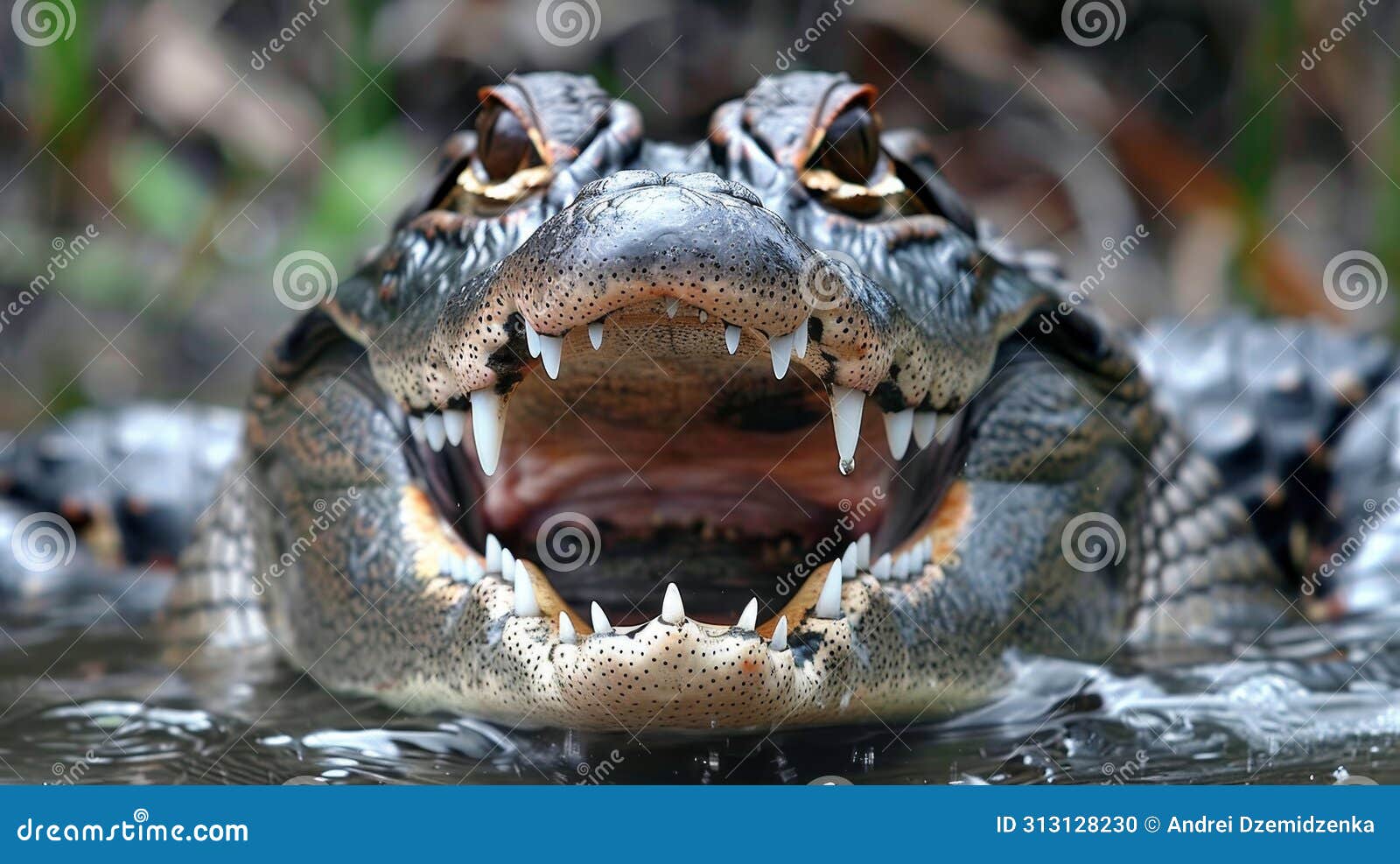 The Jaws of a Vicious Alligator Stock Photo - Image of pattern ...