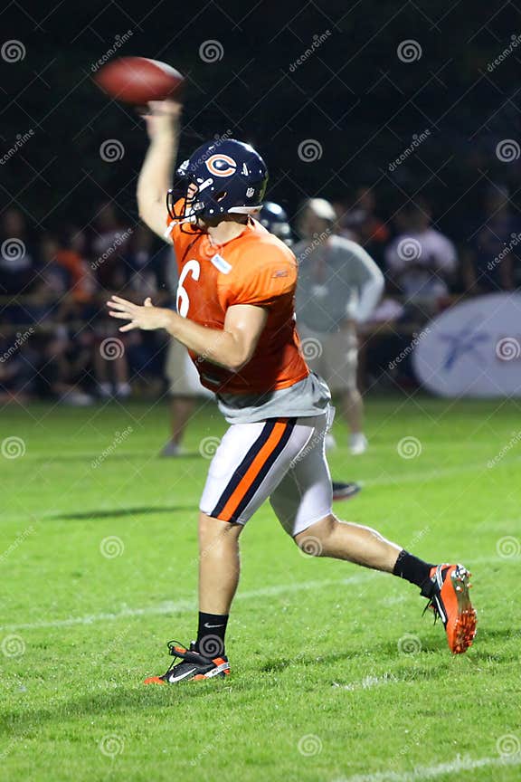 Jay cutler, chicago bears editorial photography. Image of team - 15502532