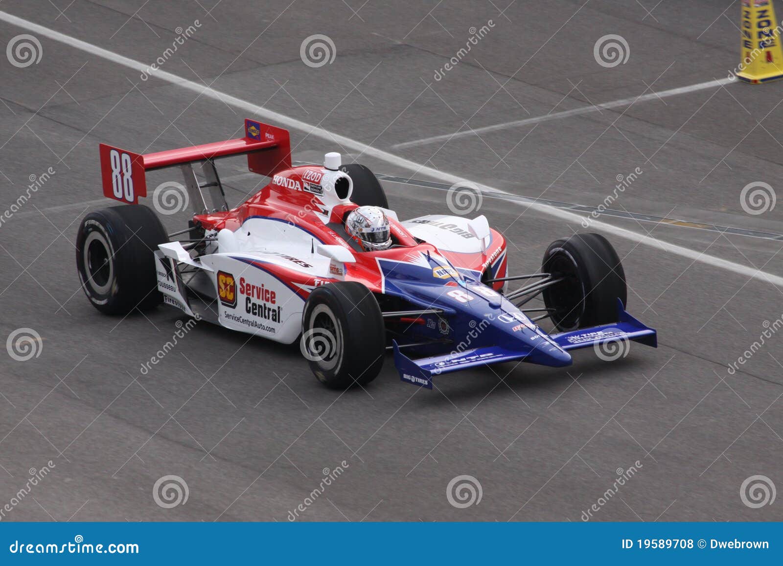 Jay Howard 88 Indianapolis 500 Pole Day 2011 Indy Editorial Stock Photo ...