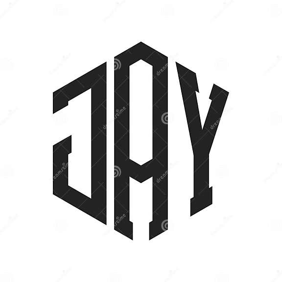 JAY Logo Design. Initial Letter JAY Monogram Logo Using Hexagon Shape ...