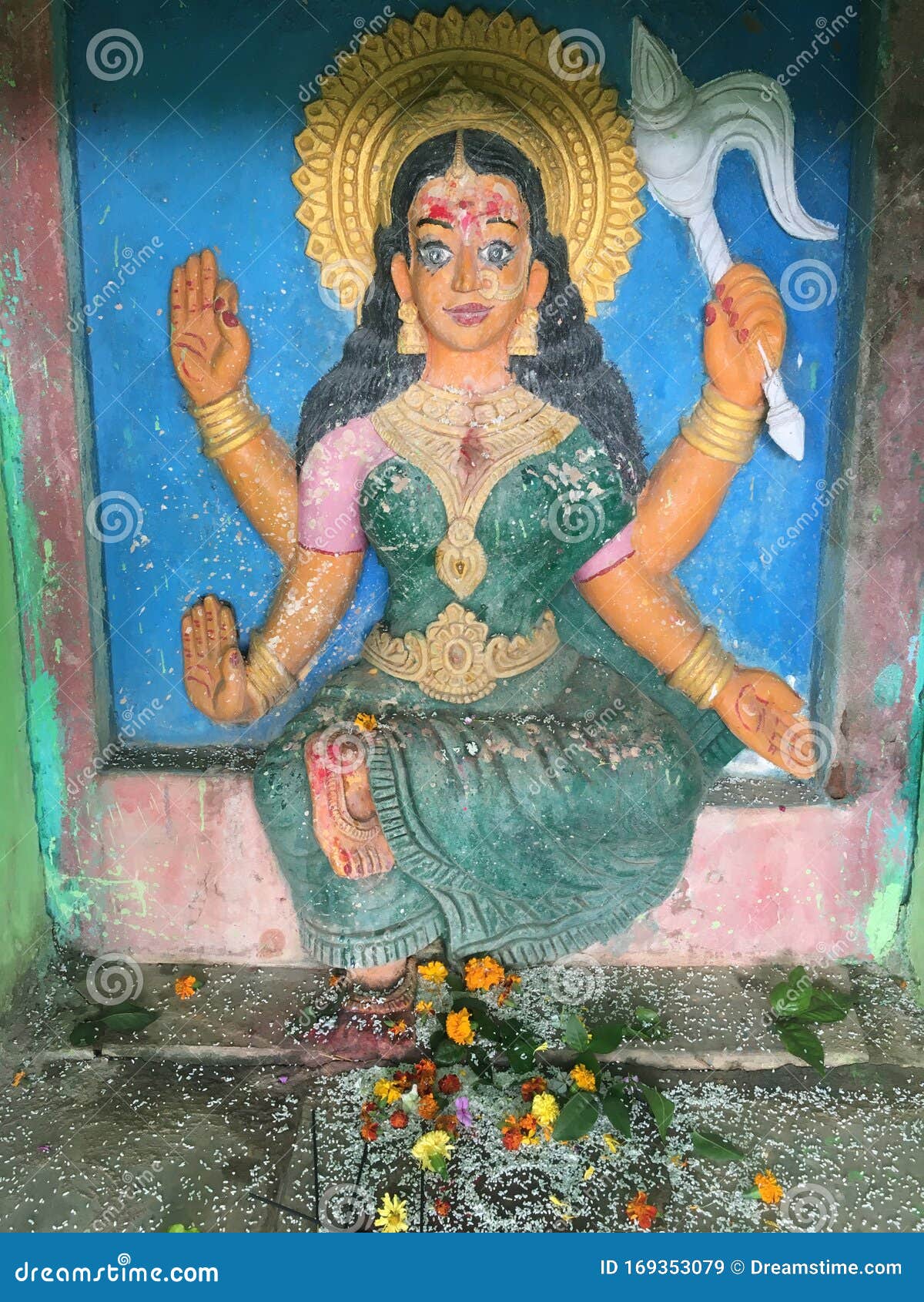 Jay Maa Kaali Goddess of Mother Kaali Stock Image - Image of oleander ...