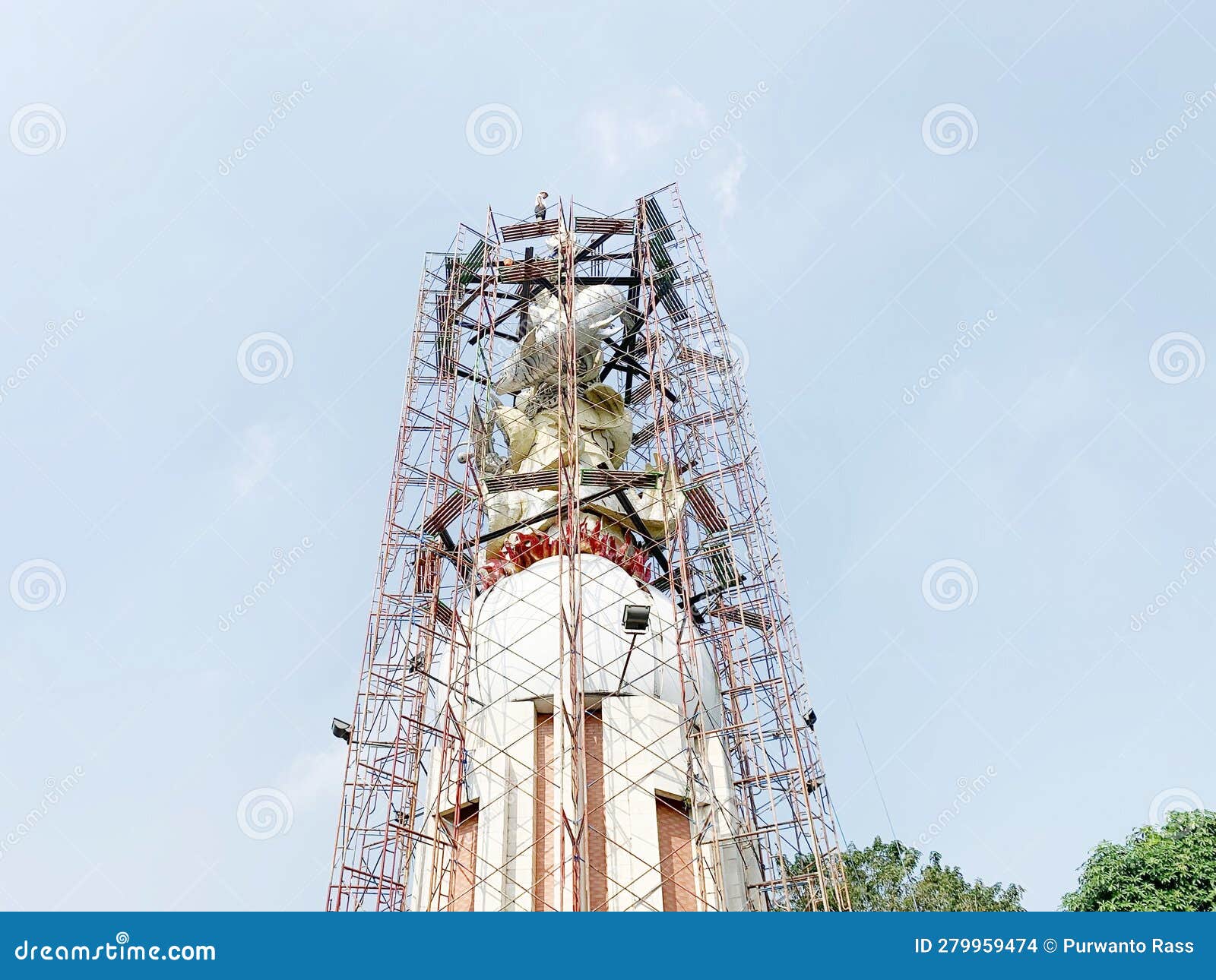 Jayandaru Monument in Sidoarjo Square, East Java, Which is Under ...
