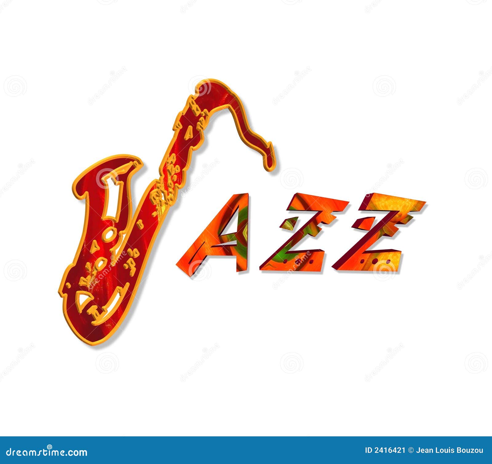 Jazz stock illustration. Illustration of improvisation - 2416421