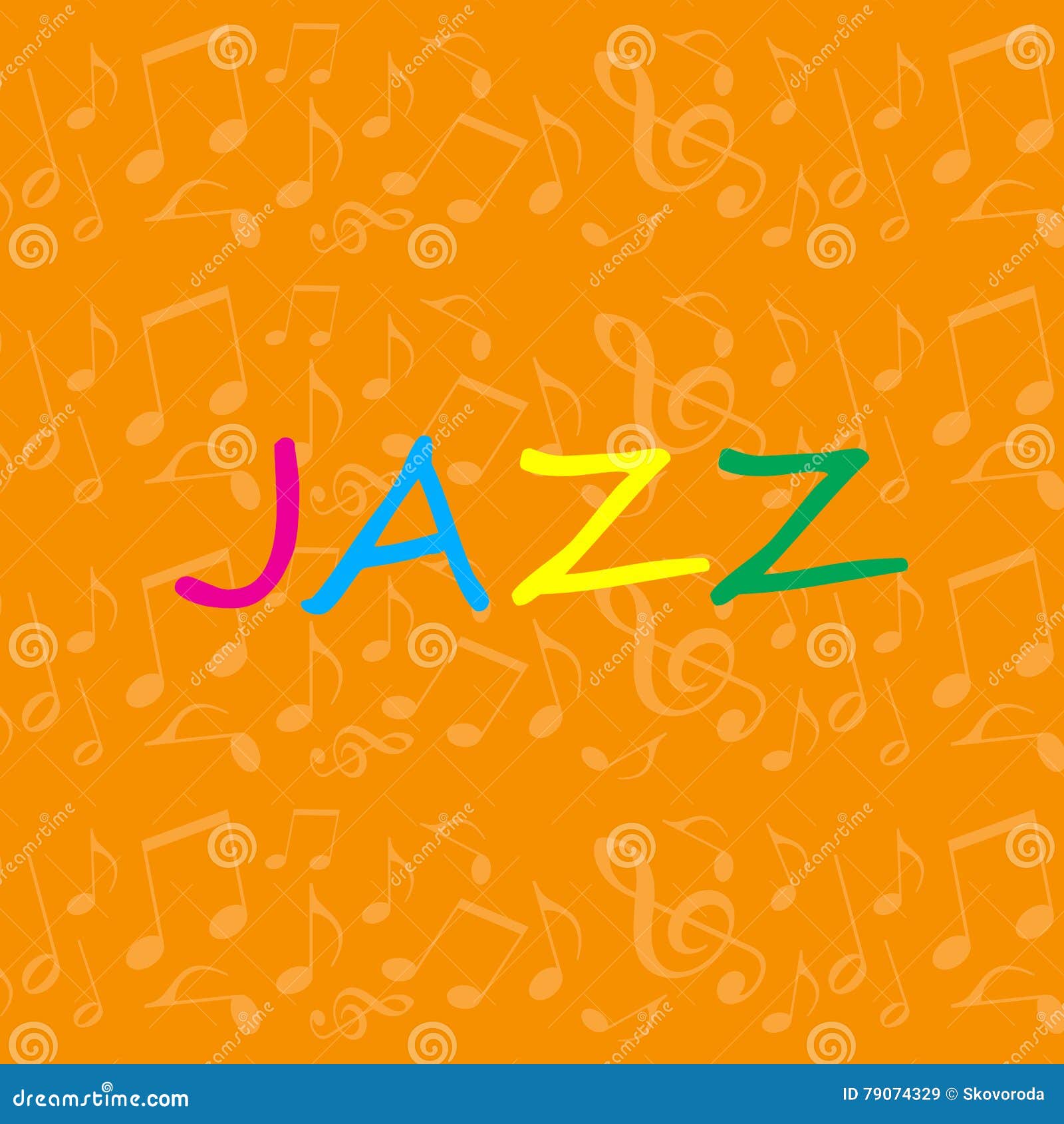 Jazz Music Notes Wallpaper