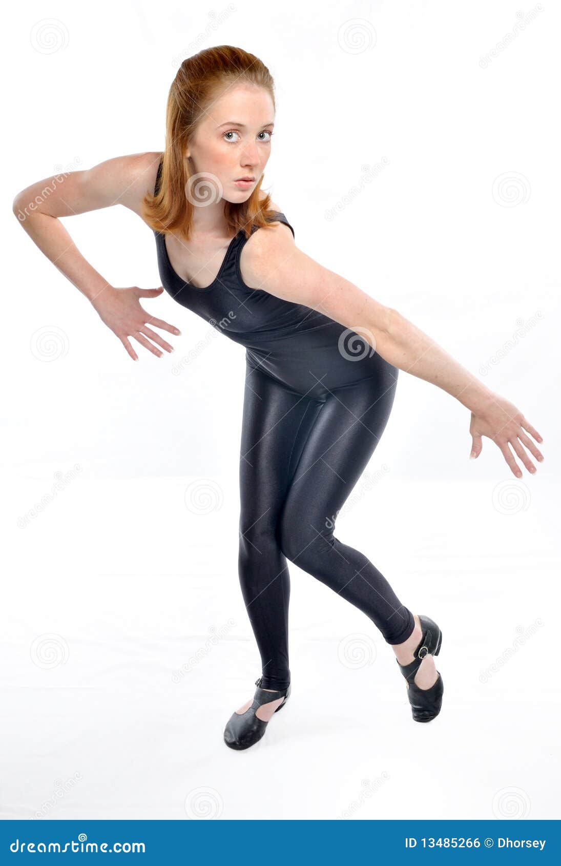 Jazz Dance stock photo. Image of jump, isolated, black - 13485266