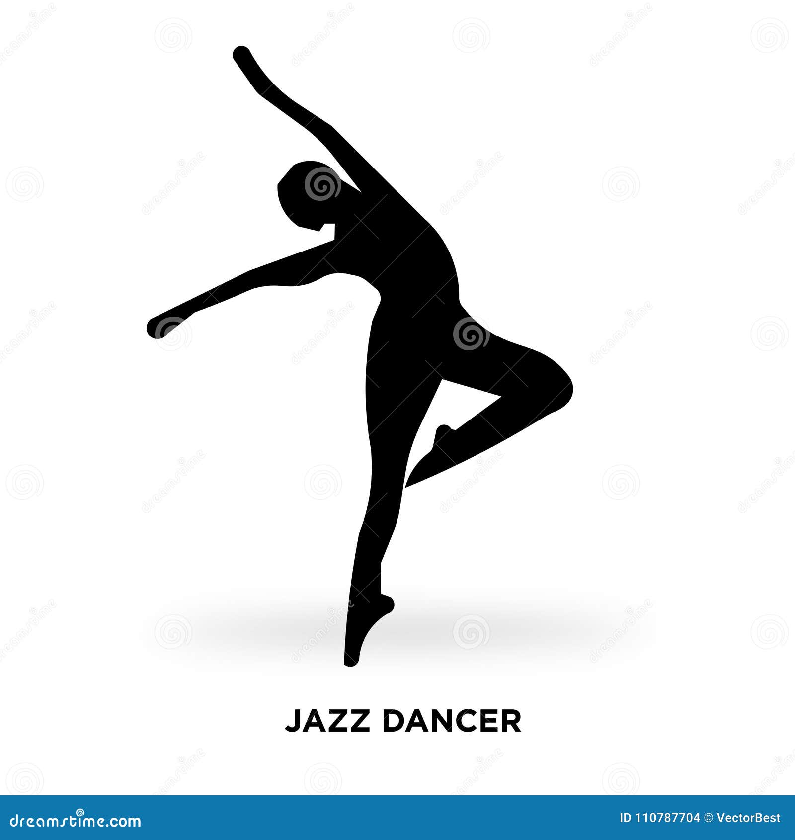 Jazz Dancer Silhouette