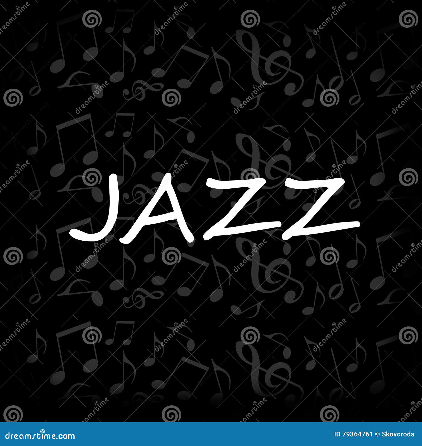 Jazz Design illustration stock. Illustration du bande - 79364761