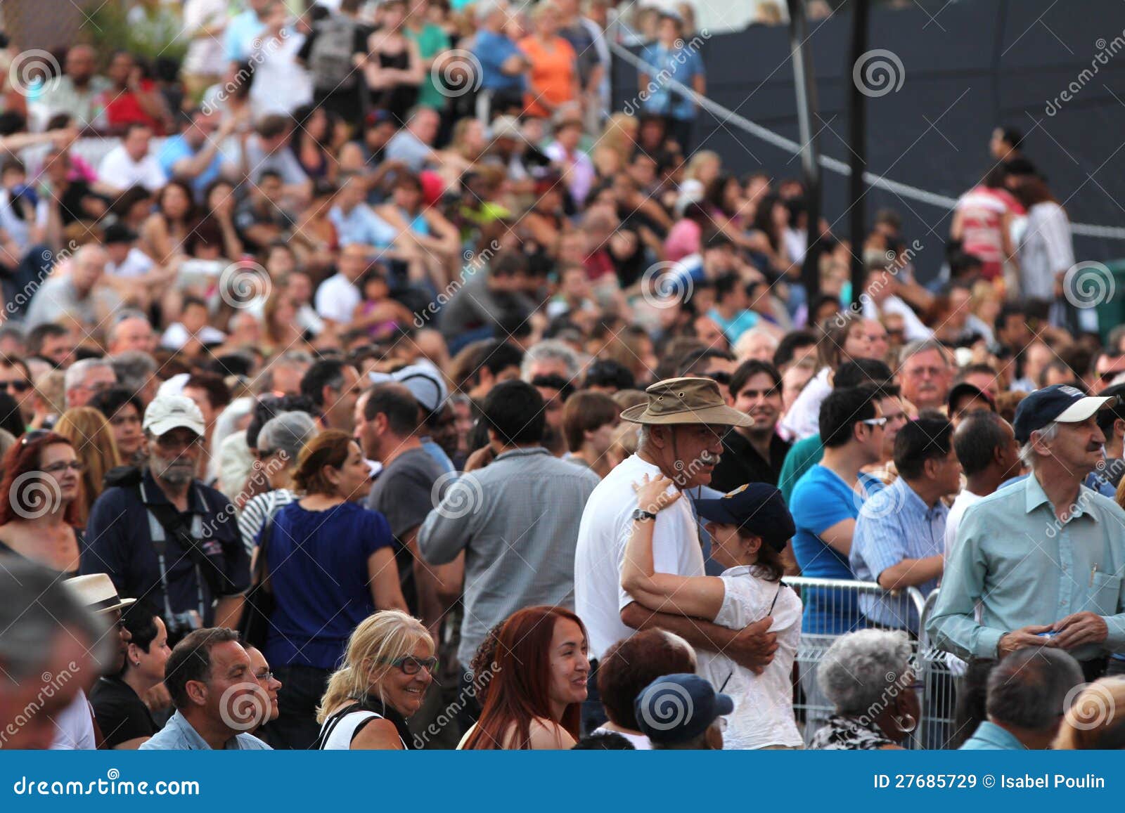 Jazz Festival Crowd in Montreal Editorial Stock Image - Image of adult ...