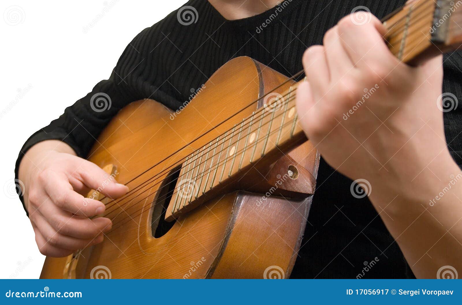 Jazz guitar strings hand stock image. Image of music - 17056917