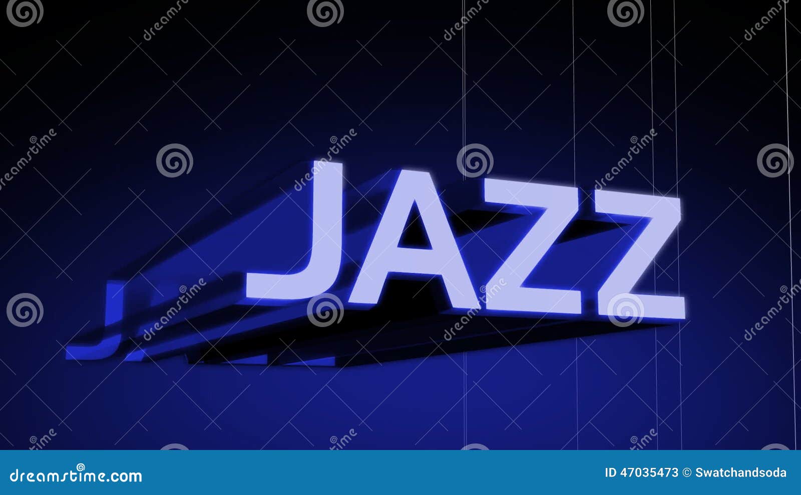 Jazz Music Genre Header stock video. Video of nightclub - 47035473
