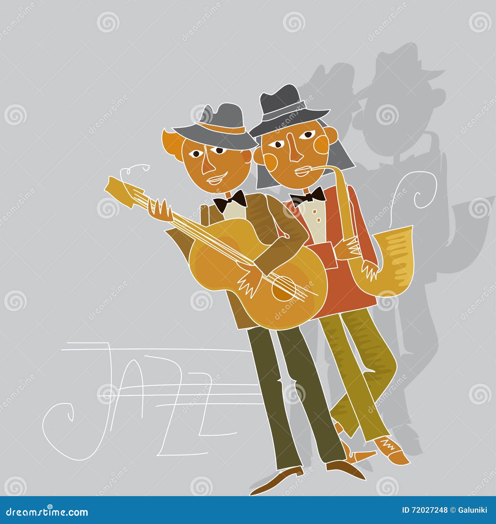 Jazz music player stock vector. Illustration of instruments - 72027248