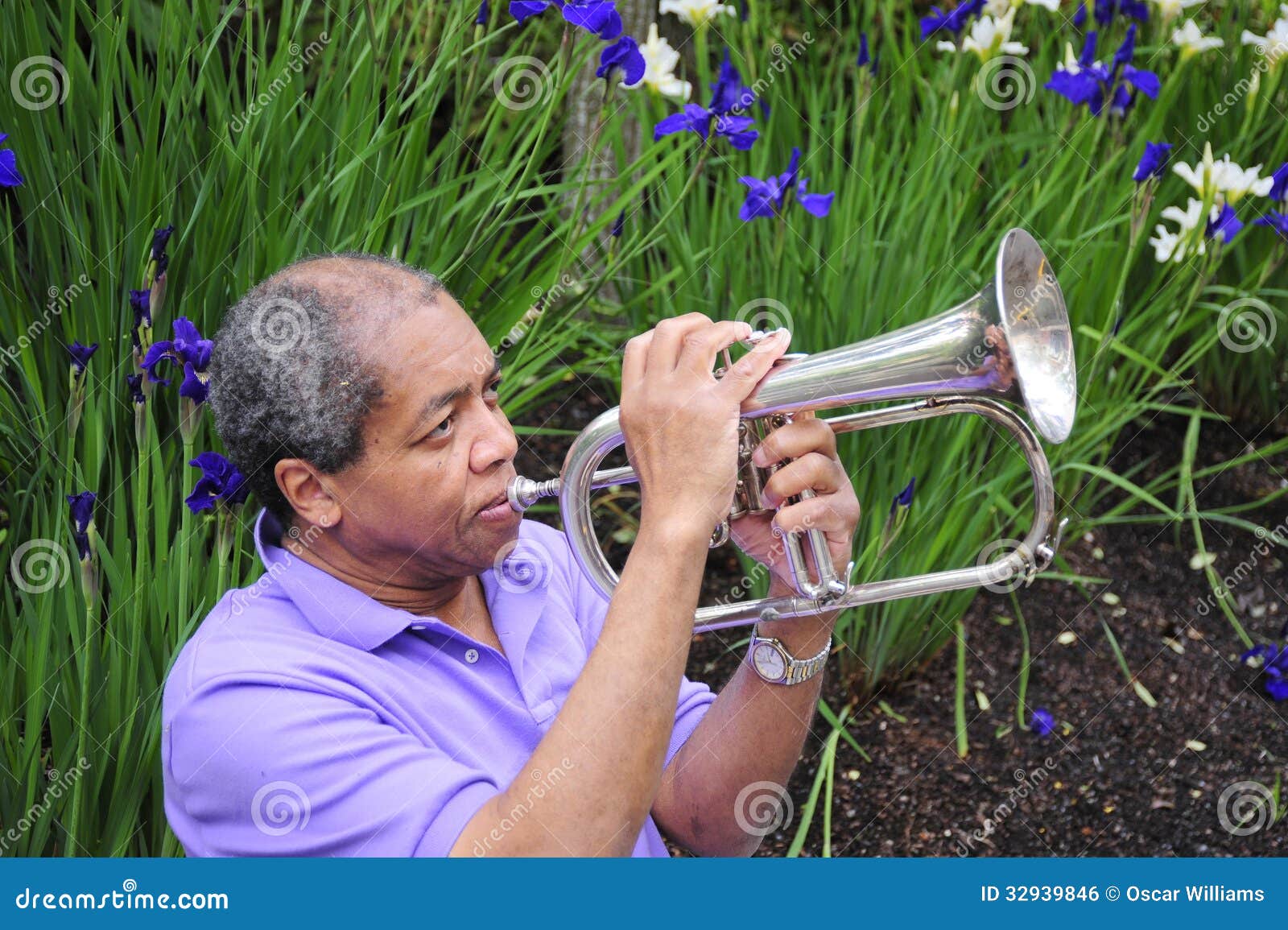 Jazz musician. stock photo. Image of male, jazz, people - 32939846
