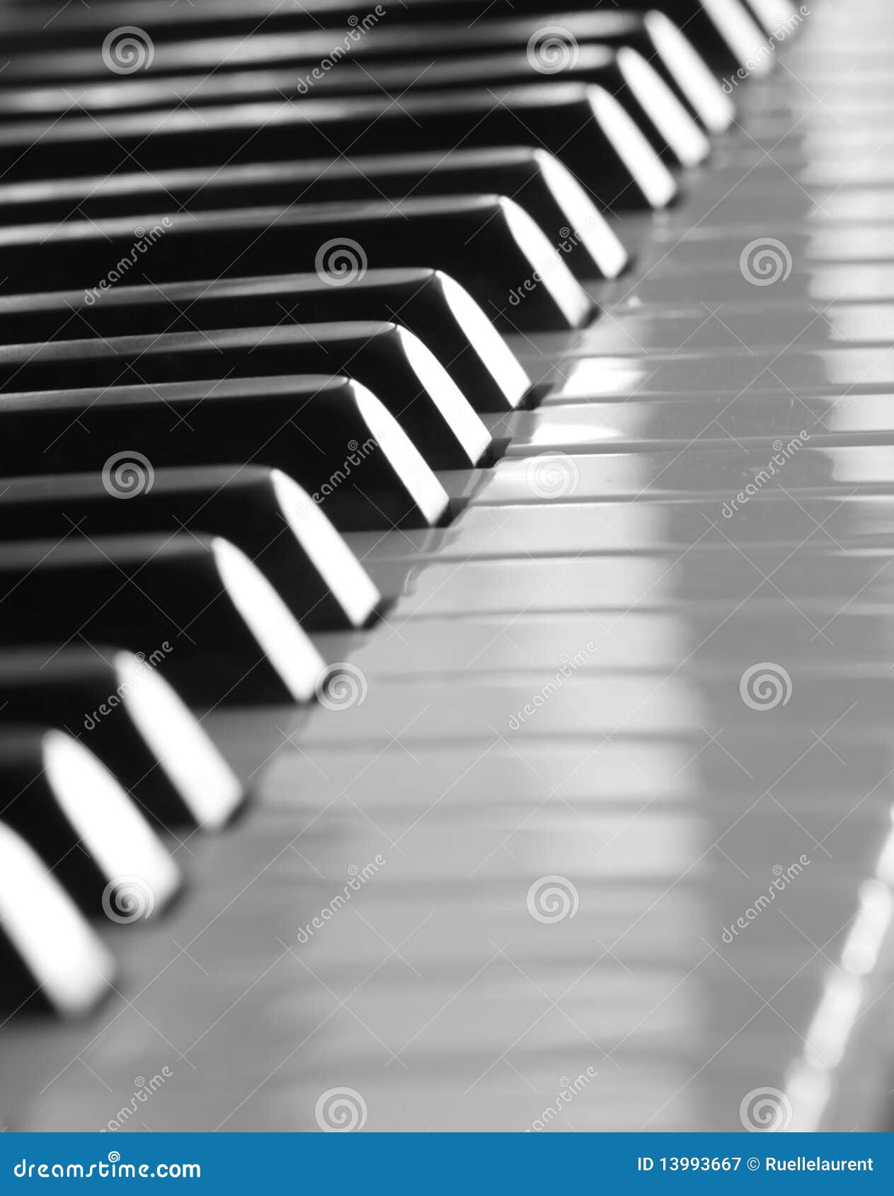 Jazz Piano Keys In Black And White Royalty-Free Stock Photo ...