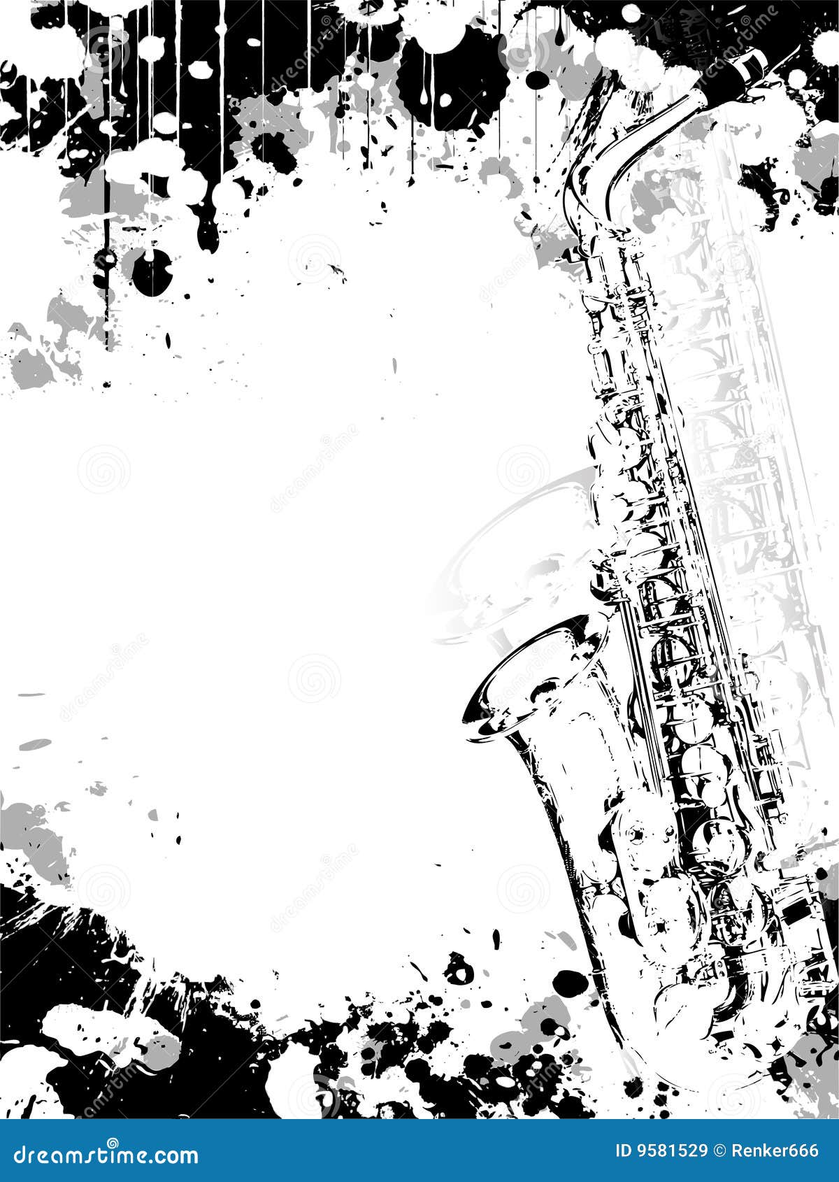 Jazz poster background stock vector. Illustration of black - 9581529