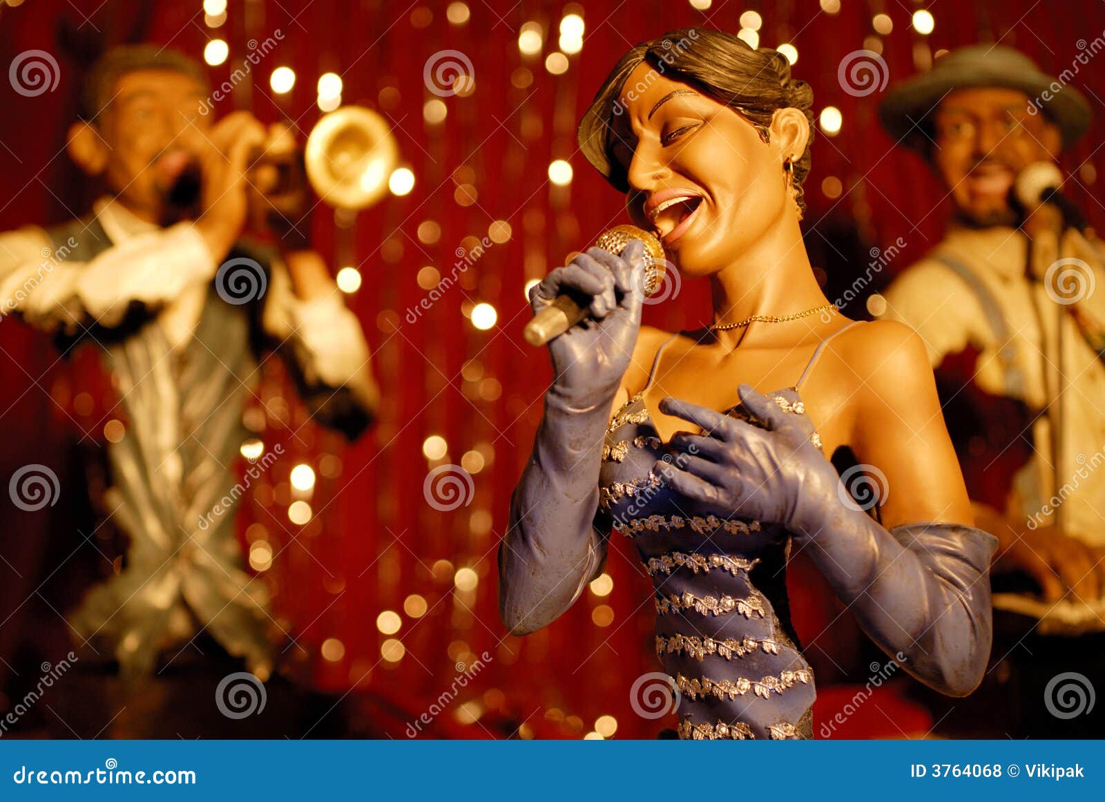Jazz Soul Singer stock photo. Image of black, gift, live - 3764068