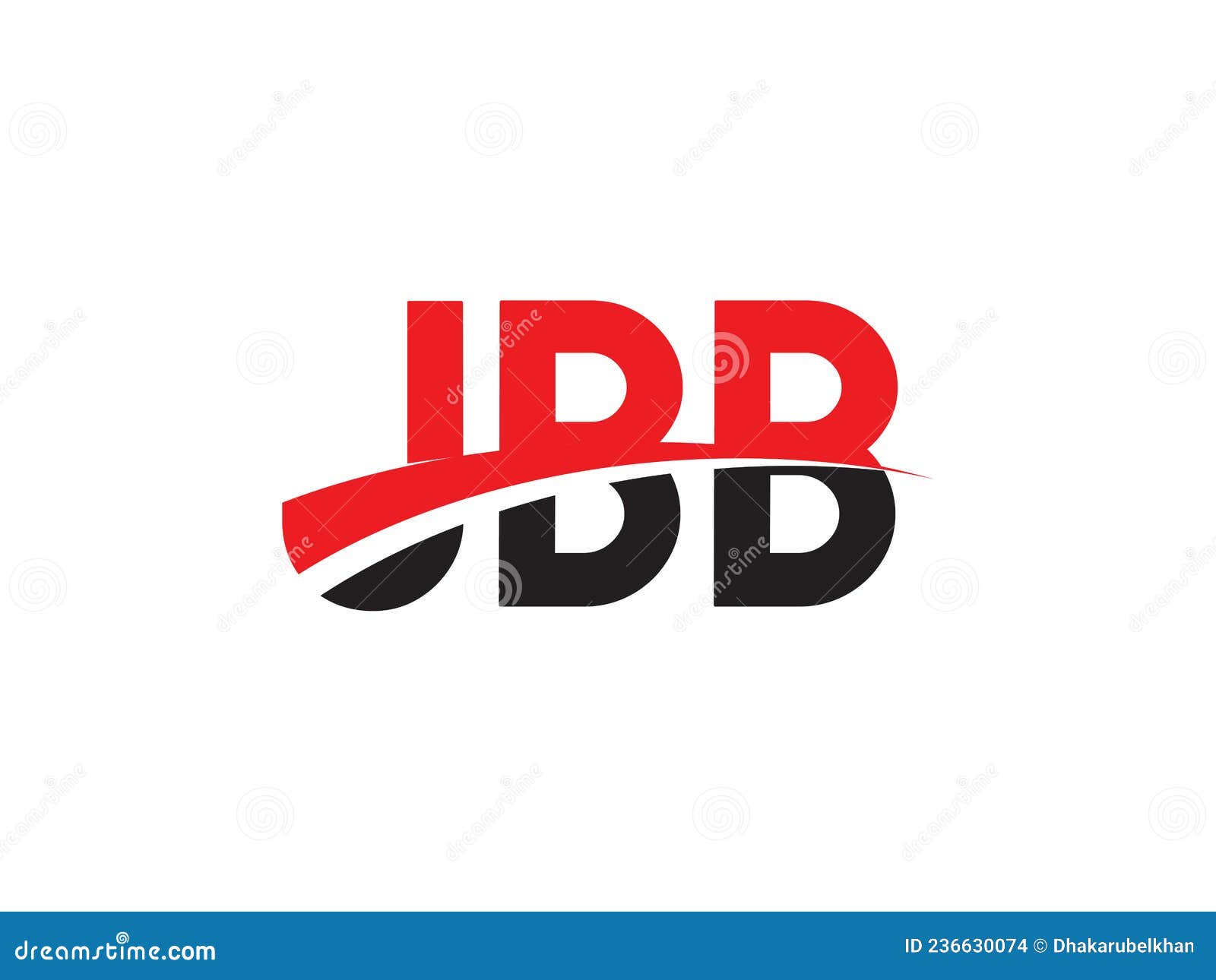 JBB Letter Initial Logo Design Vector Illustration Stock Vector ...
