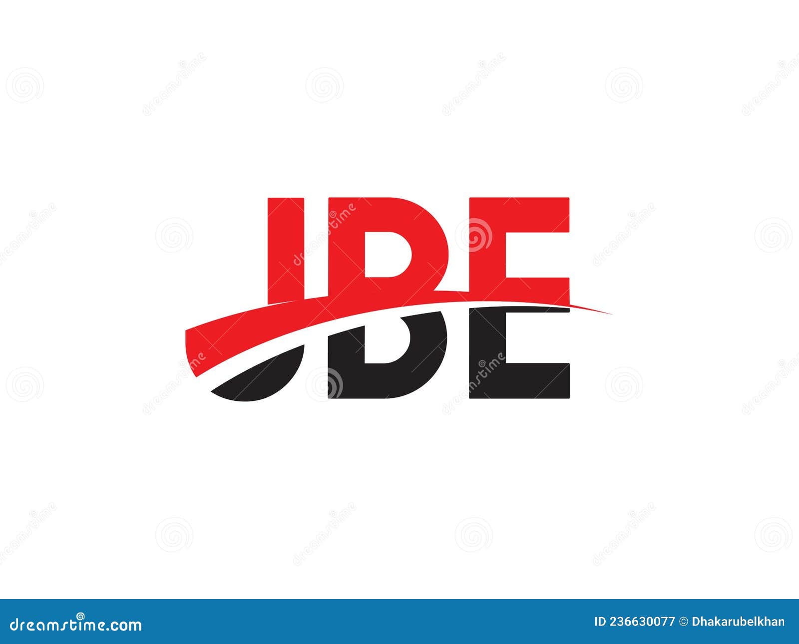 JBE Letter Initial Logo Design Vector Illustration Stock Vector ...