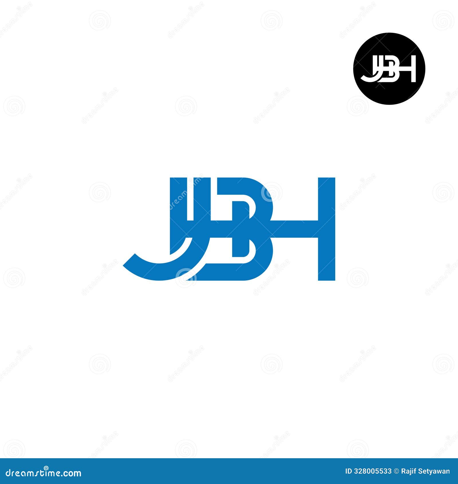 JBH Logo Letter Monogram Design Stock Vector - Illustration of venture ...