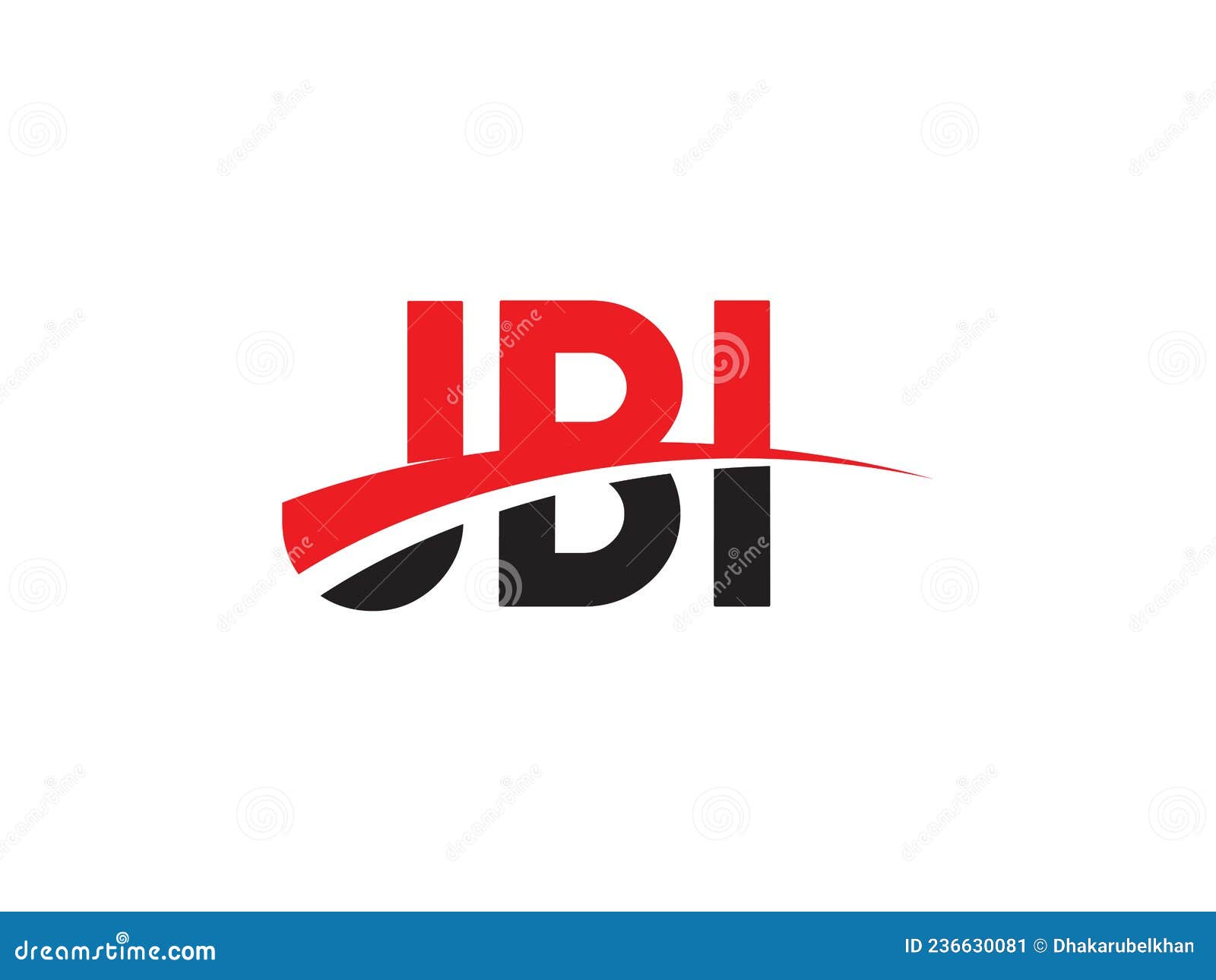 Jbi Letter Initial Logo Design Vector Illustratie Vector Illustratie ...