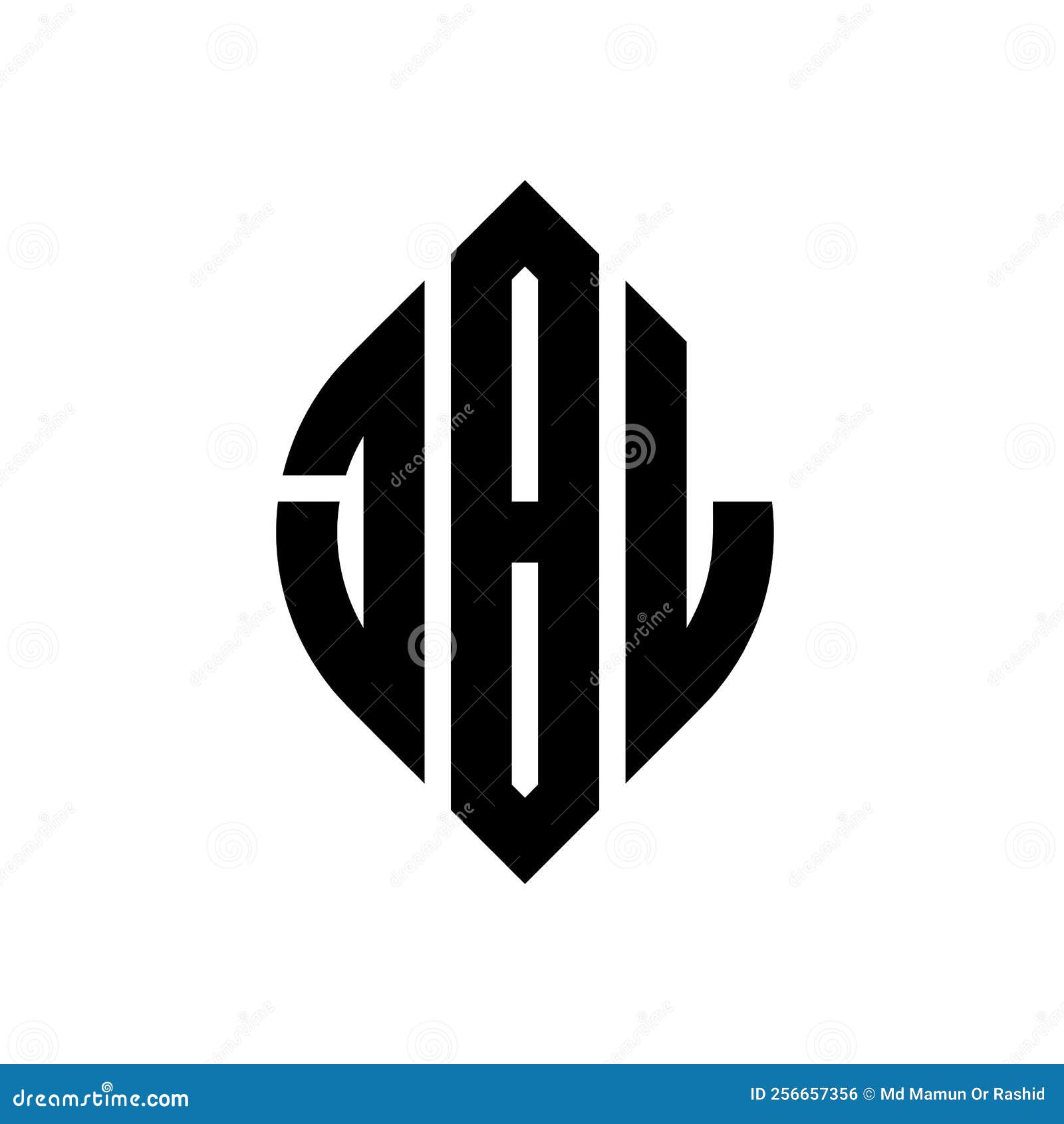 JBL Circle Letter Logo Design with Circle and Ellipse Shape. JBL ...
