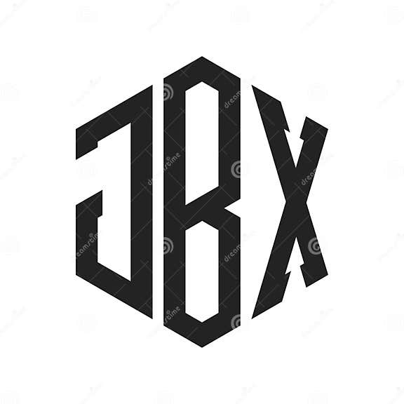 JBX Logo Design. Initial Letter JBX Monogram Logo Using Hexagon Shape ...
