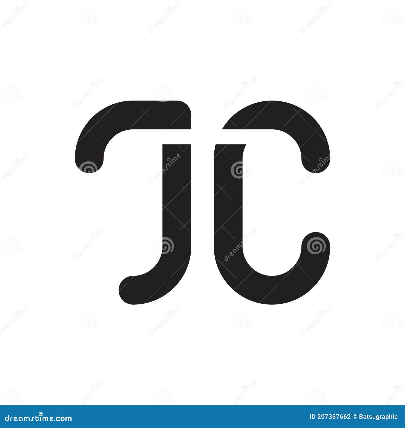 Jc Initial Letter Vector Logo Icon Stock Vector - Illustration of ...
