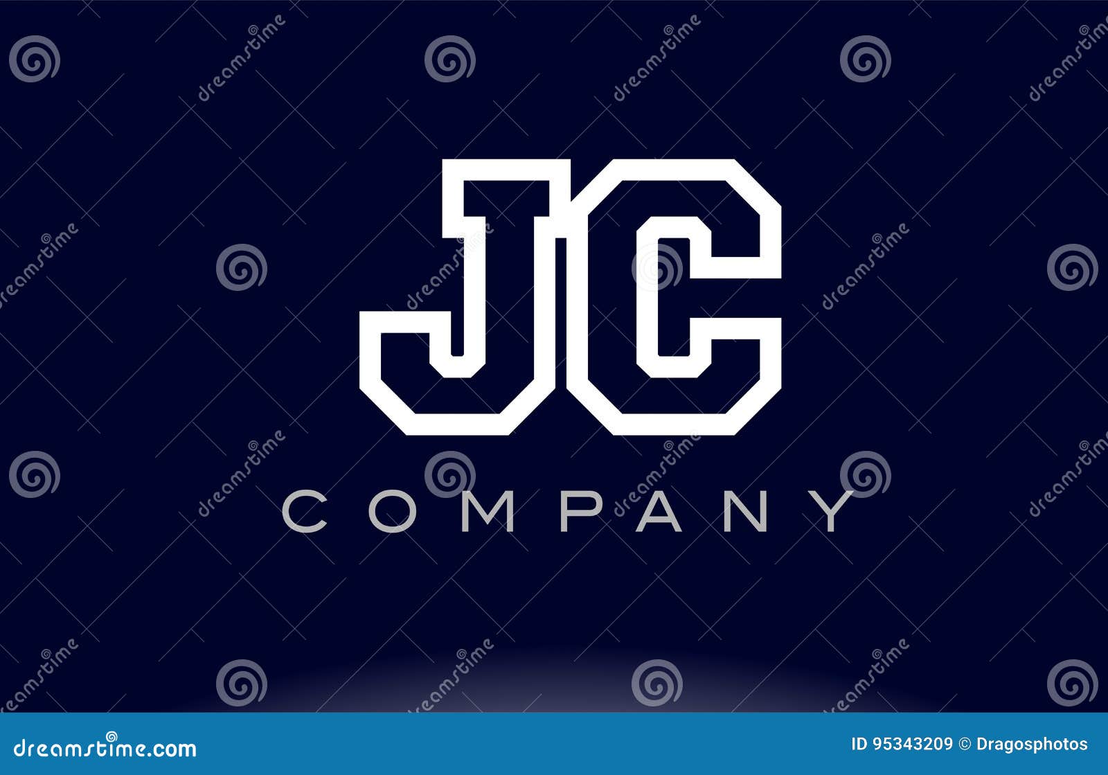JC J C Alphabet Letter Logo Icon Company Stock Vector - Illustration of ...