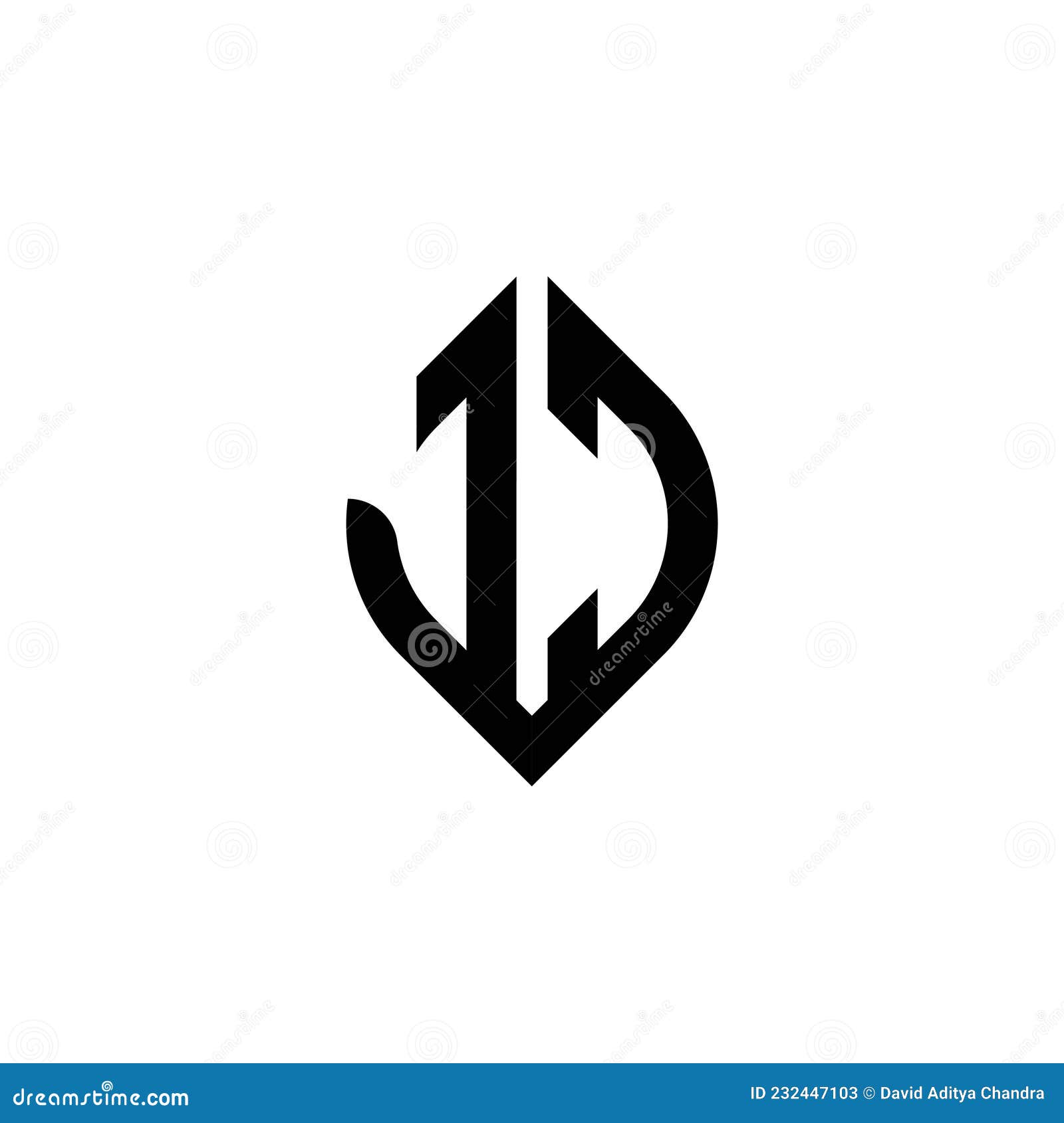 JC Logo Monogram Geometric Shape Style Stock Vector - Illustration of ...