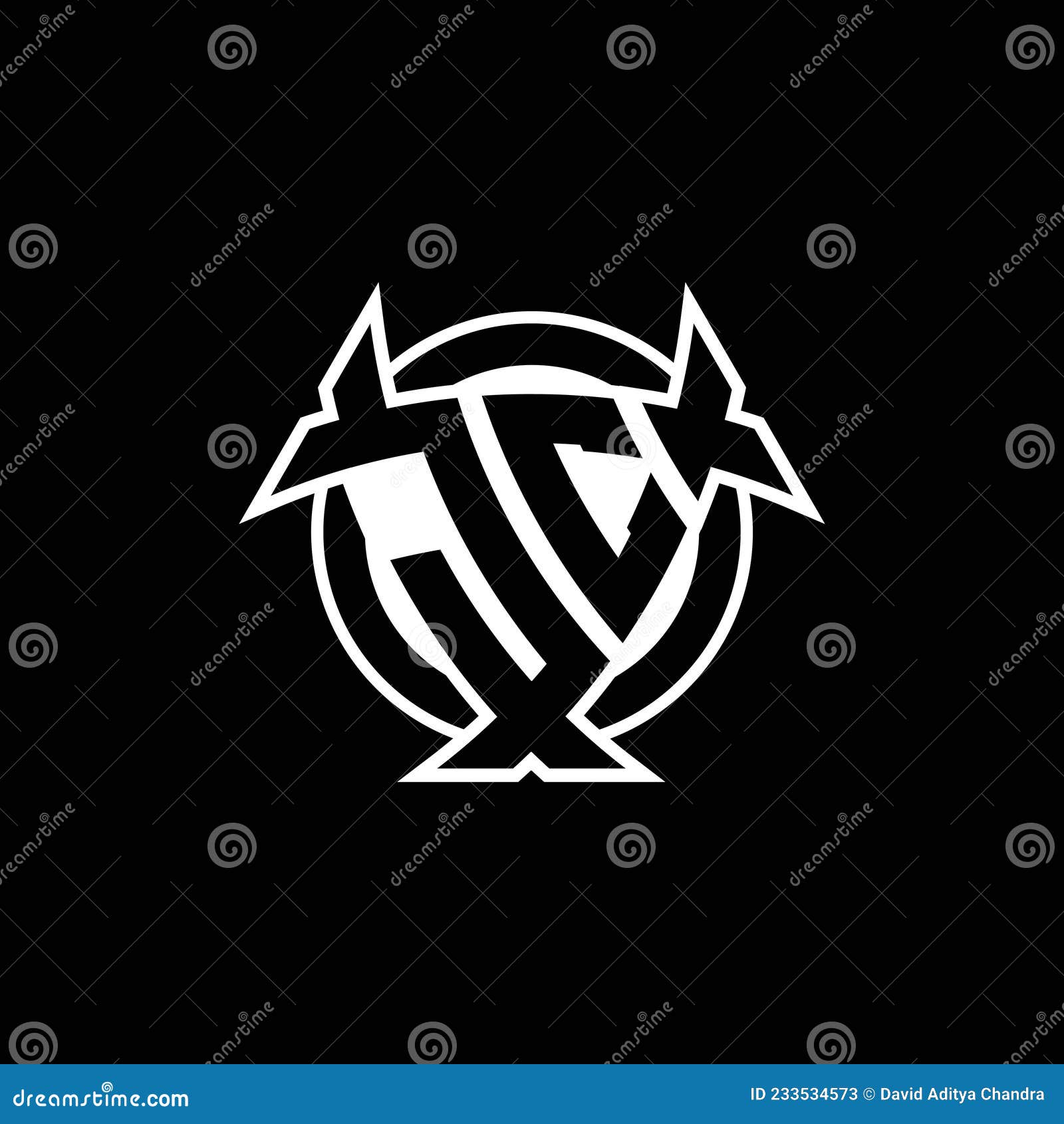 JC Logo Monogram Triangle Shield and Circle Shape Stock Vector ...