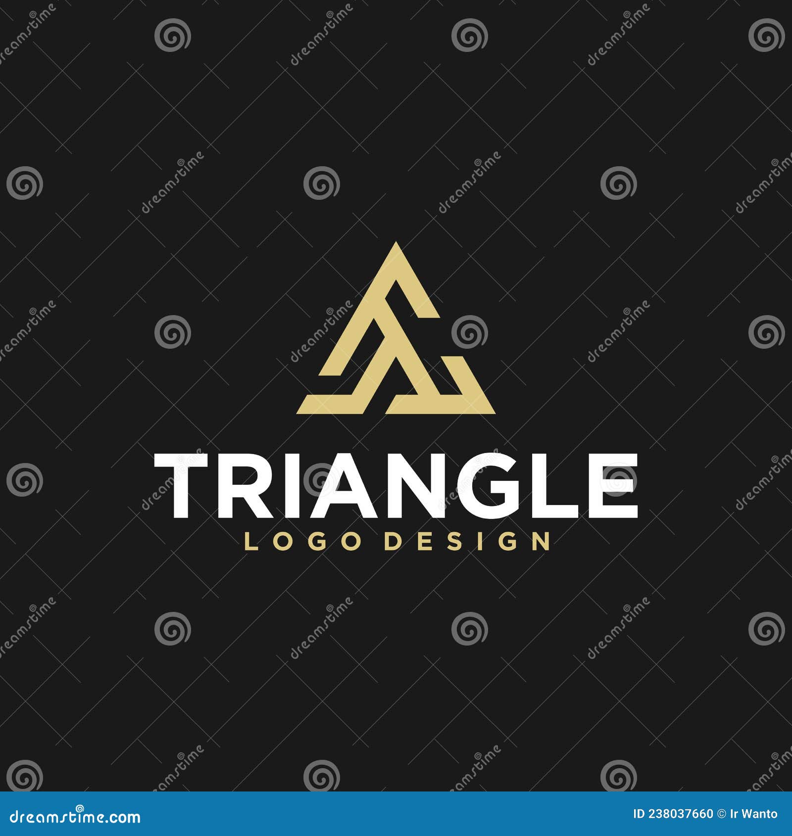Jc or Cj Triangle Logo Design Stock Vector - Illustration of letter ...