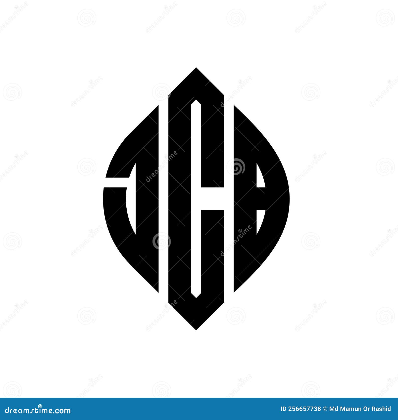 JCB Circle Letter Logo Design with Circle and Ellipse Shape. JCB ...