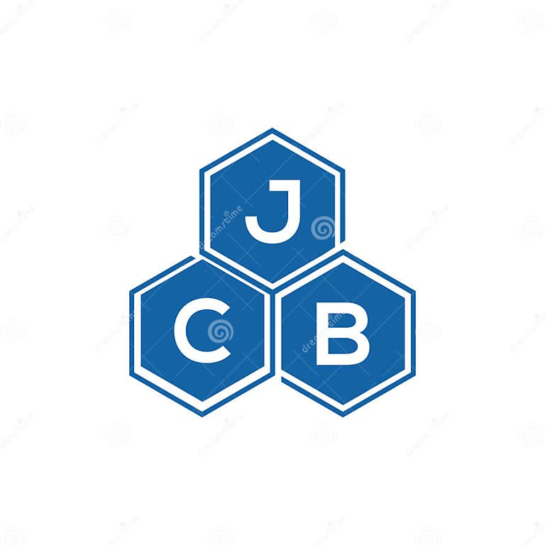 JCB Letter Logo Design on White Background.JCB Creative Initials Letter ...