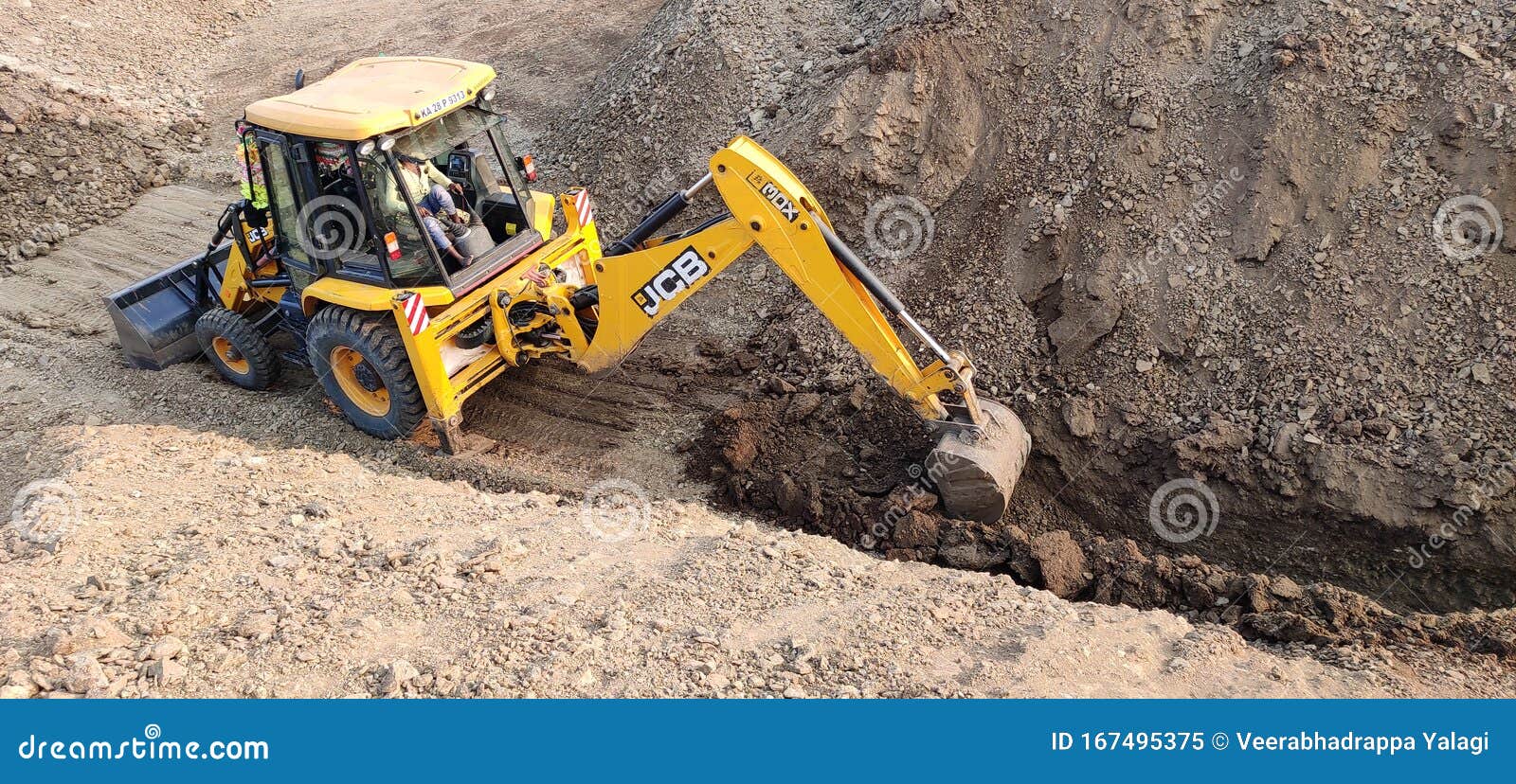 JCB Work is Going on for Pipeline Project Editorial Image - Image of ...