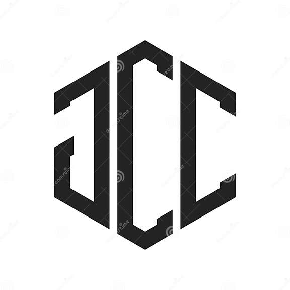 JCC Logo Design. Initial Letter JCC Monogram Logo Using Hexagon Shape ...