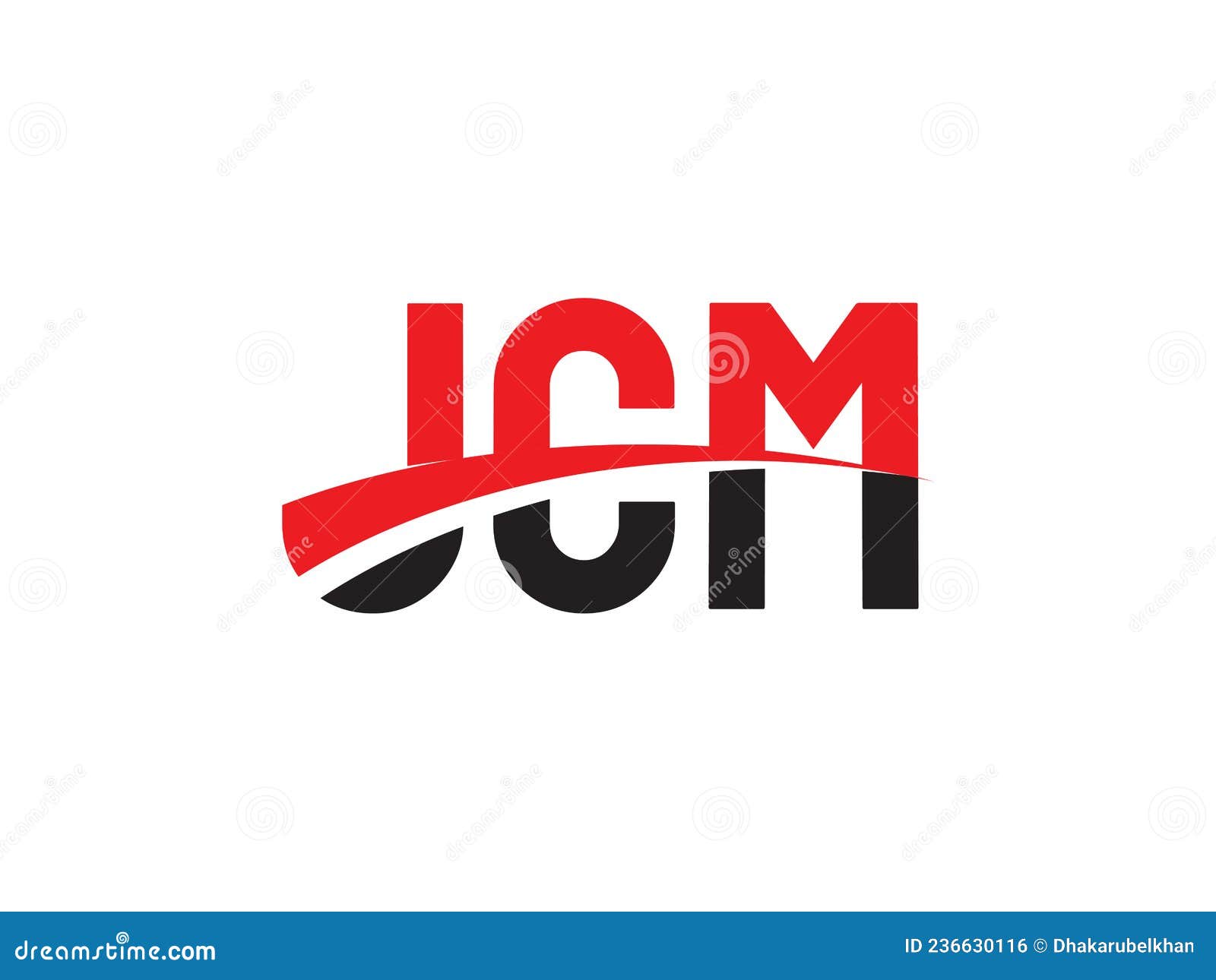 JCM Letter Initial Logo Design Vector Illustration Stock Vector ...