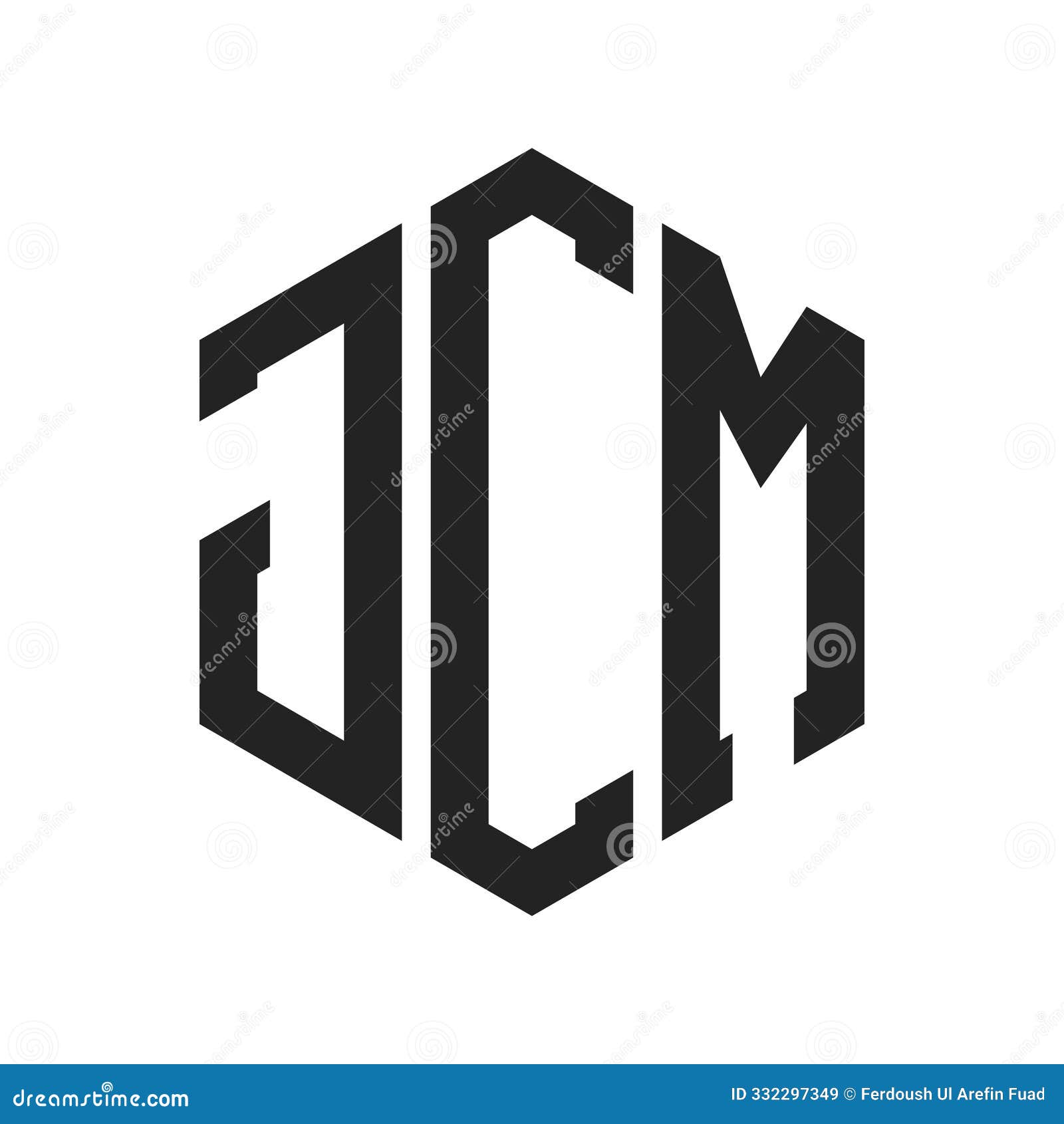 JCM Logo Design. Initial Letter JCM Monogram Logo Using Hexagon Shape ...