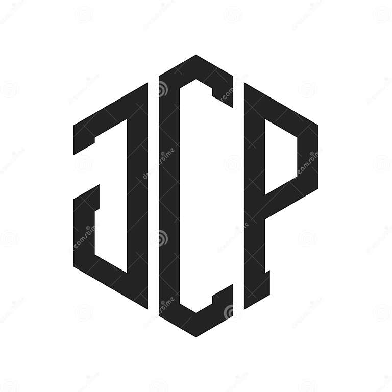 JCP Logo Design. Initial Letter JCP Monogram Logo Using Hexagon Shape ...