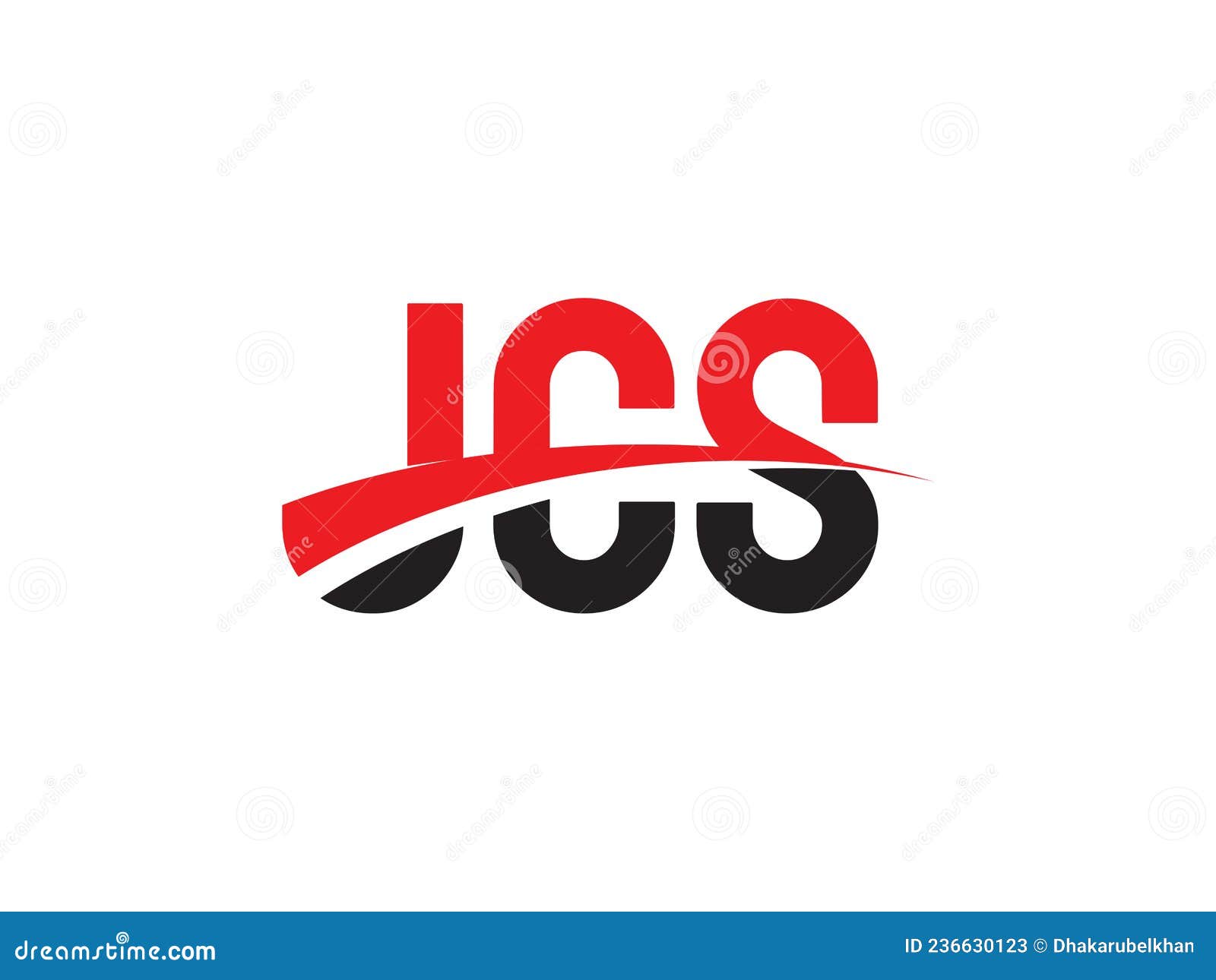 JCS Letter Initial Logo Design Vector Illustration Stock Vector ...