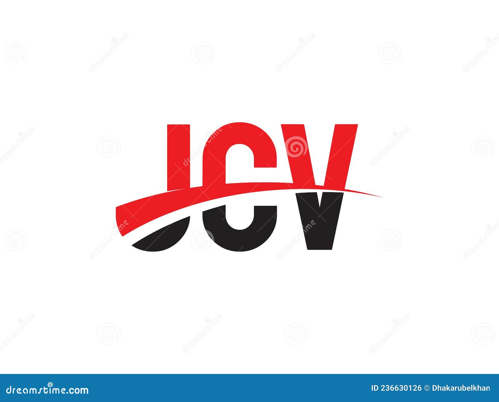 JCV Letter Initial Logo Design Vector Illustration Stock Vector ...
