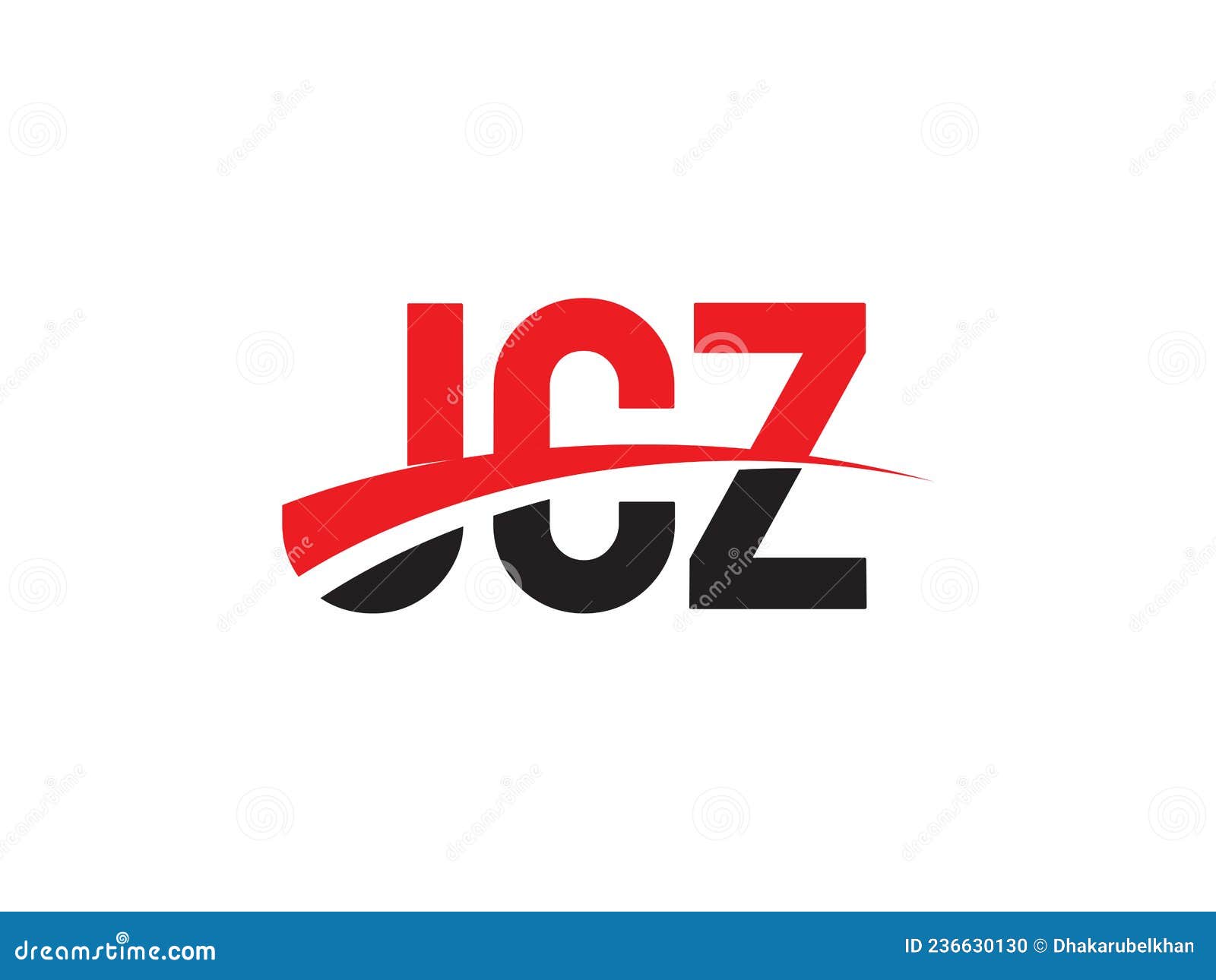 JCZ Letter Initial Logo Design Vector Illustration Stock Vector ...