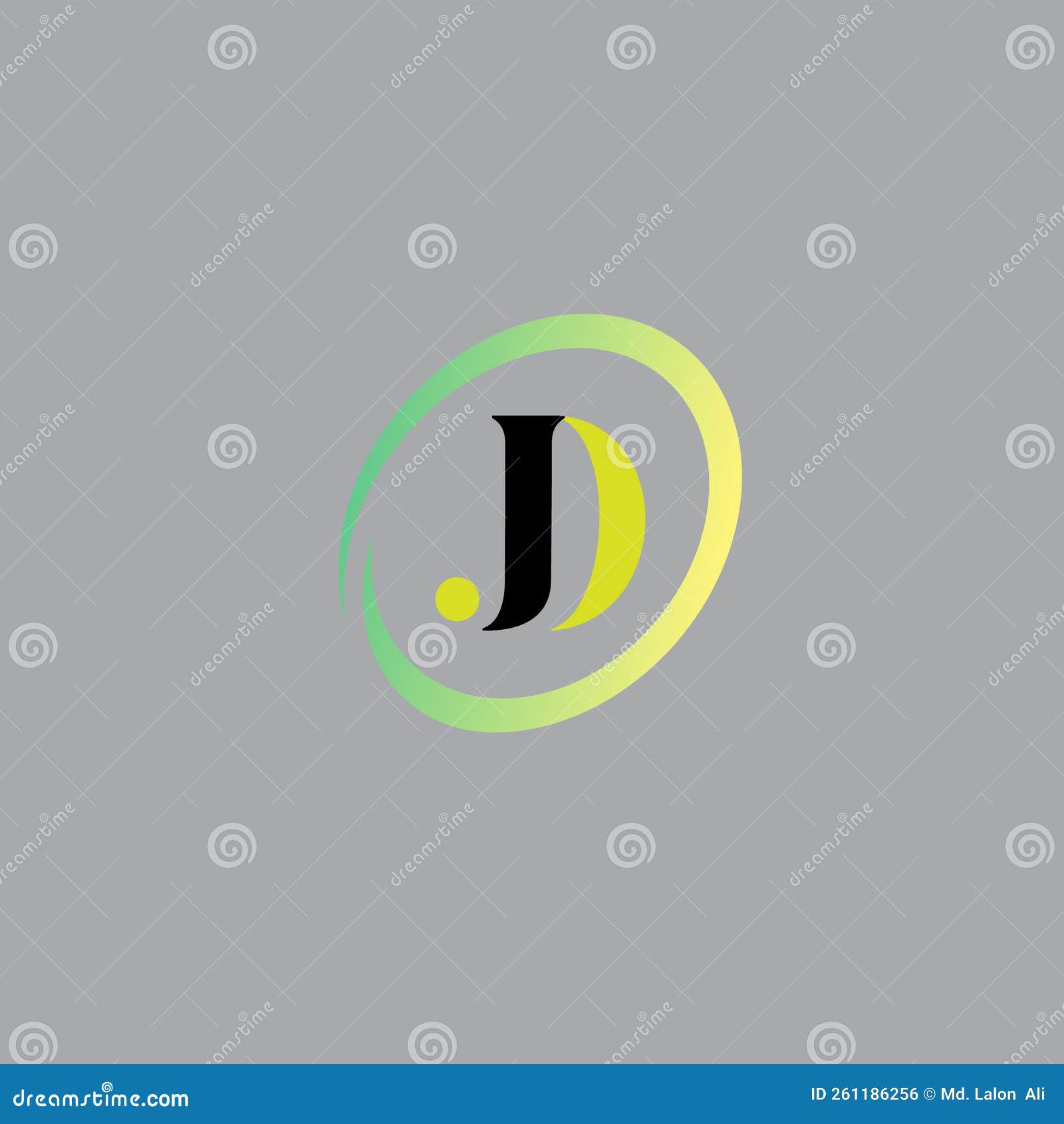 JD Text Logo Design stock vector. Illustration of brand - 261186256