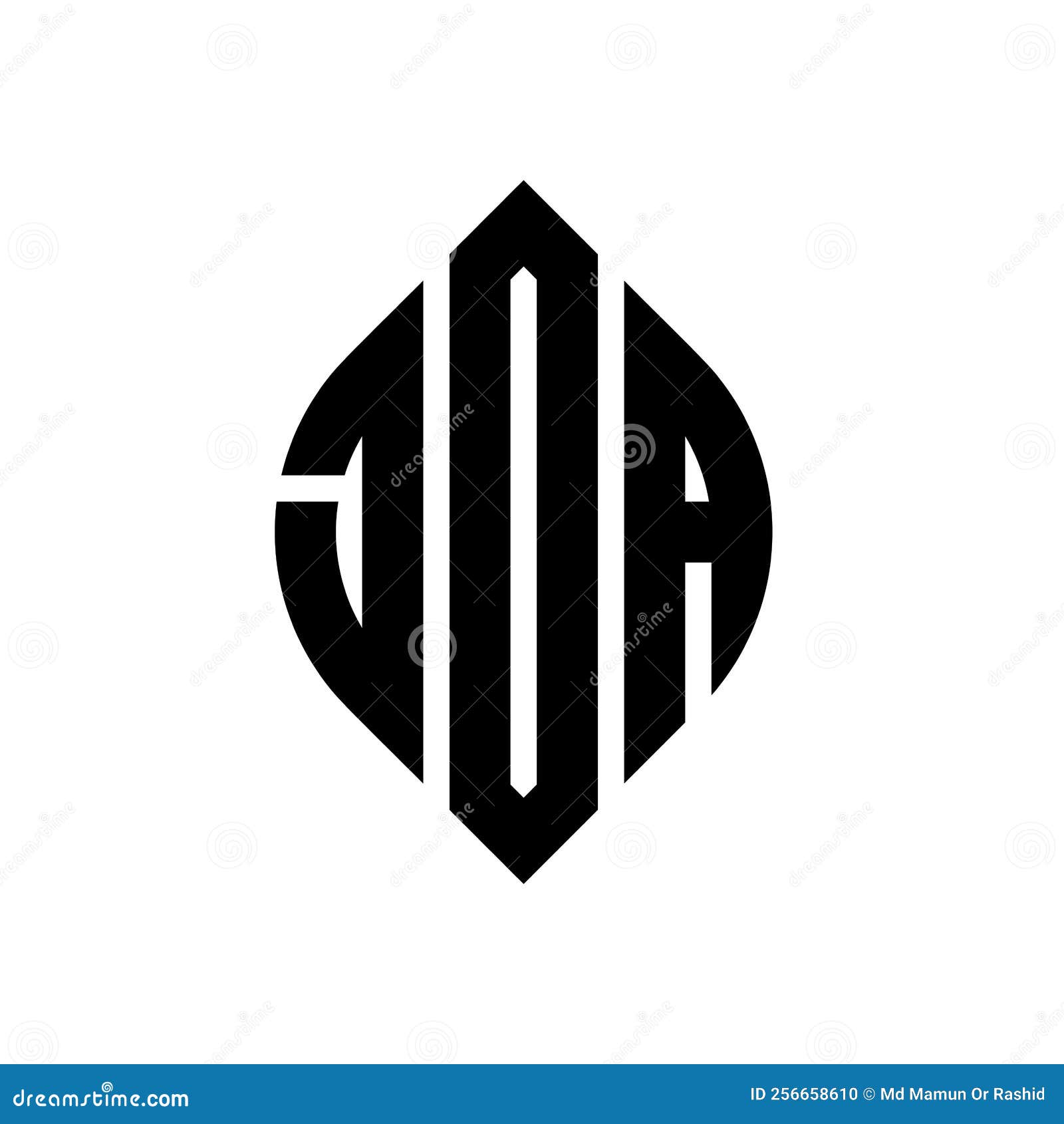 JDA Circle Letter Logo Design with Circle and Ellipse Shape. JDA ...