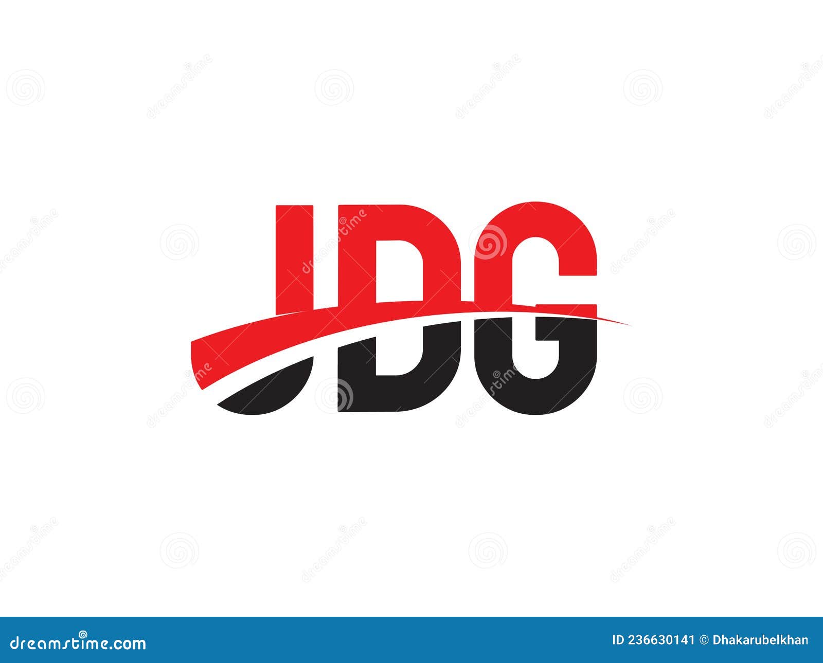 JDG Letter Initial Logo Design Vector Illustration Stock Vector ...